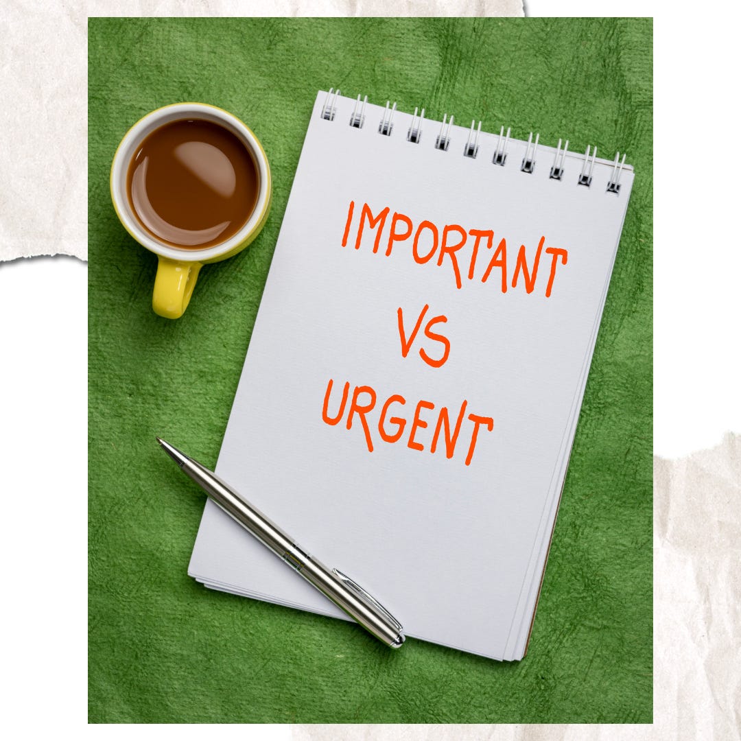 Importance over Urgency - by Bola Oluwaji - Balanced Tales
