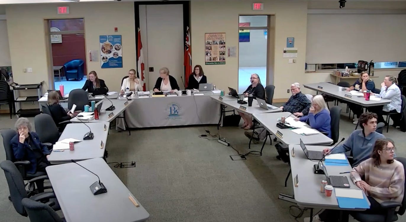 BWDSB Trustee Shows Off 'Straight Pride' T-Shirt in April 16 Board Meeting