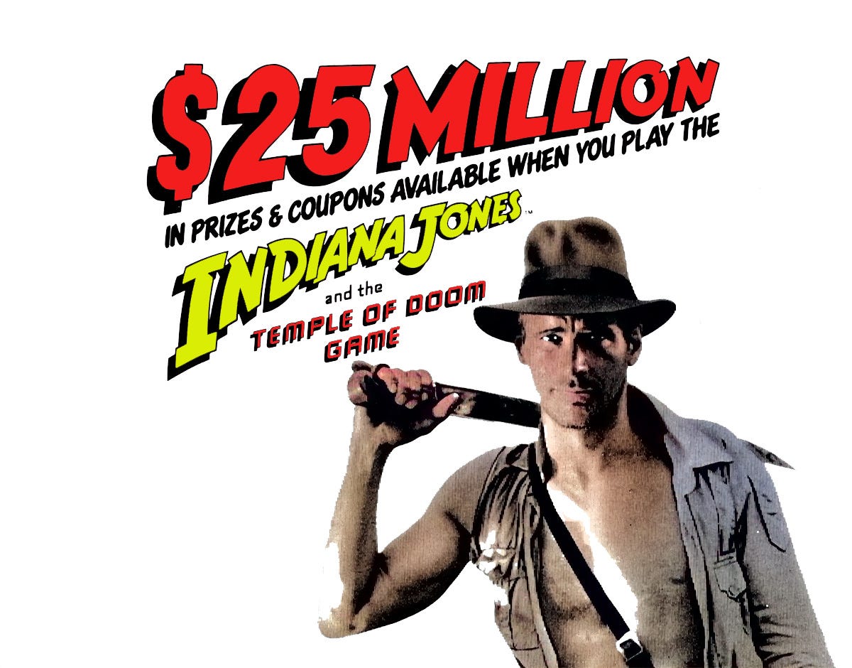 The 7 Up Indiana Jones and the Temple of Doom Game