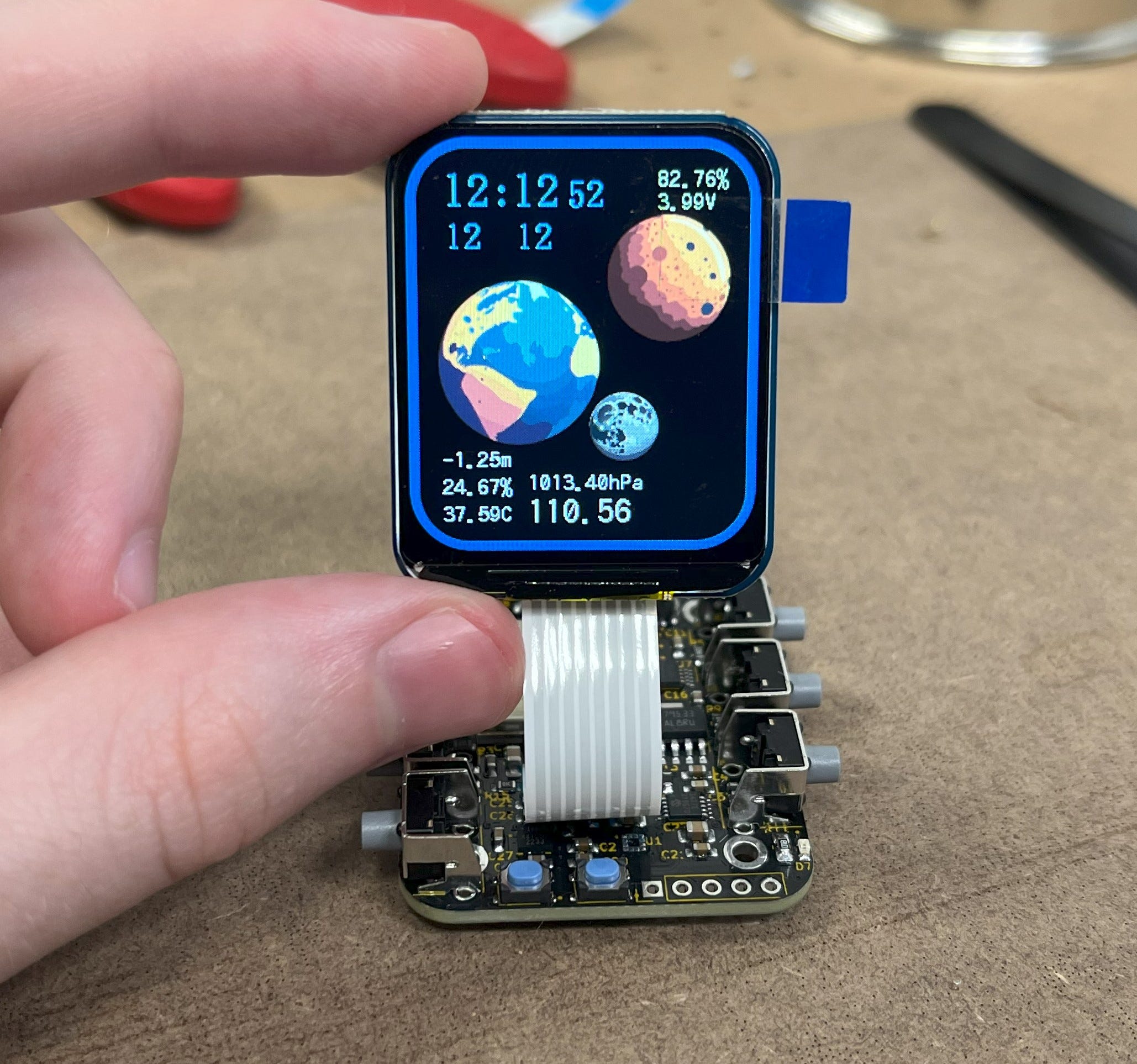 ESP32-Based Wireless Smartwatch | LiDAR Distance Sensor and WiFi Scanning | Gateway : 3 Steps ...