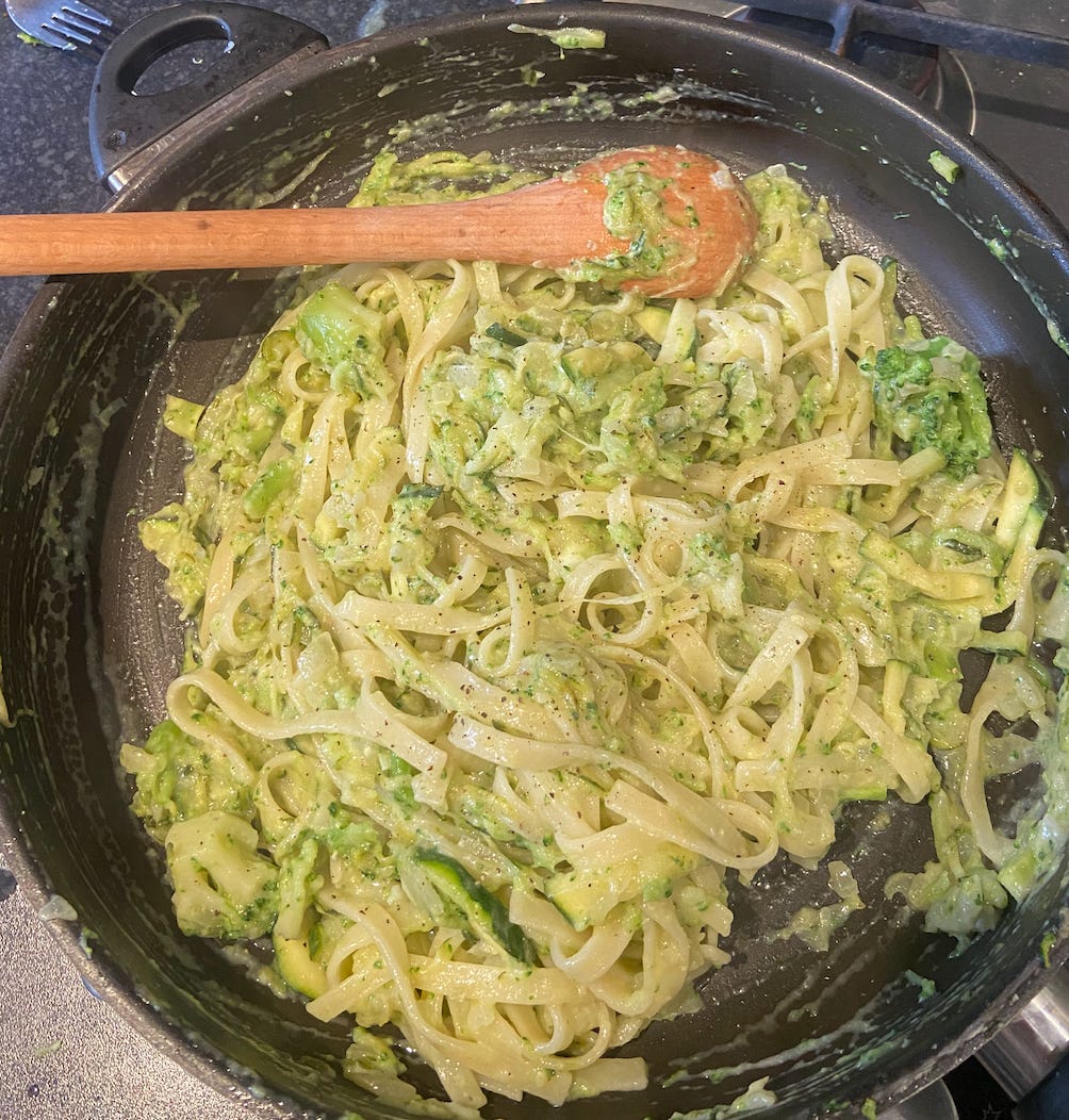 Spaced, Goop, courgettes - by Flo Dill