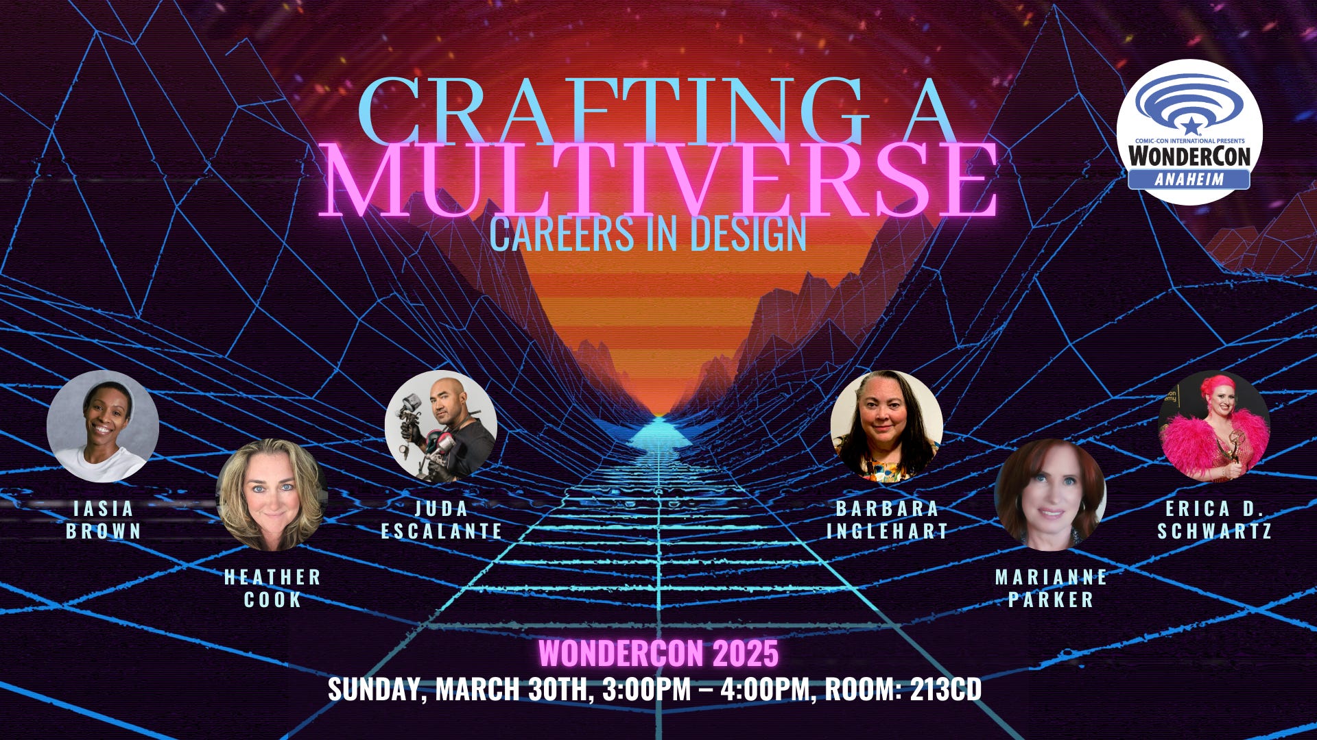 WonderCon Anaheim 2025 Panel: Crafting a Multiverse - Careers in Design
