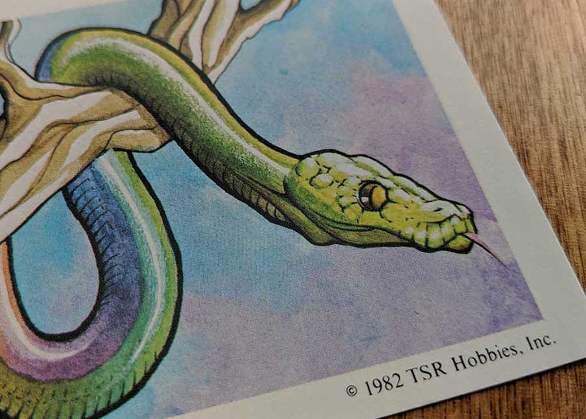 Dungeons & Dragons Monster Cards – Giant Constrictor Snake