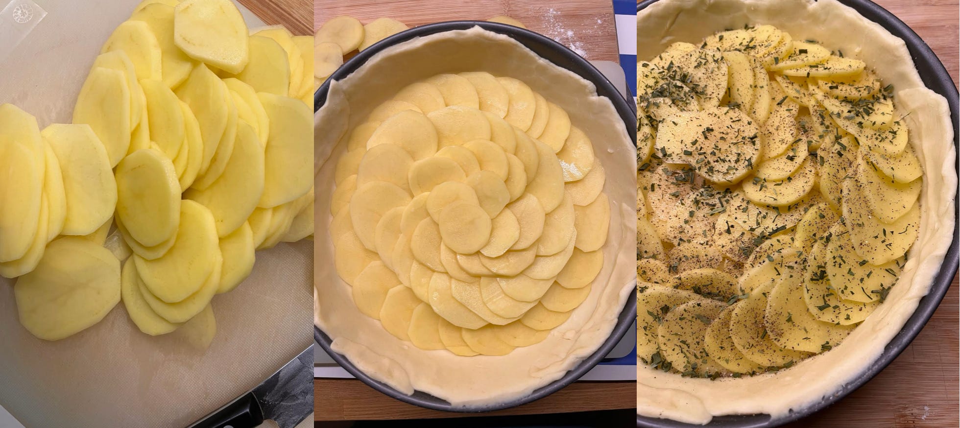 Pâté de Pomme de Terre - Potato Tart