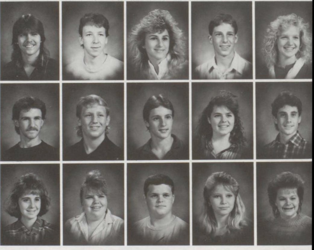 Drawing from yearbooks - by Beth Spencer