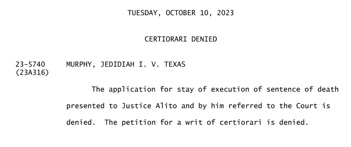 Supreme Court rejects two lower court rulings to allow Texas execution ...