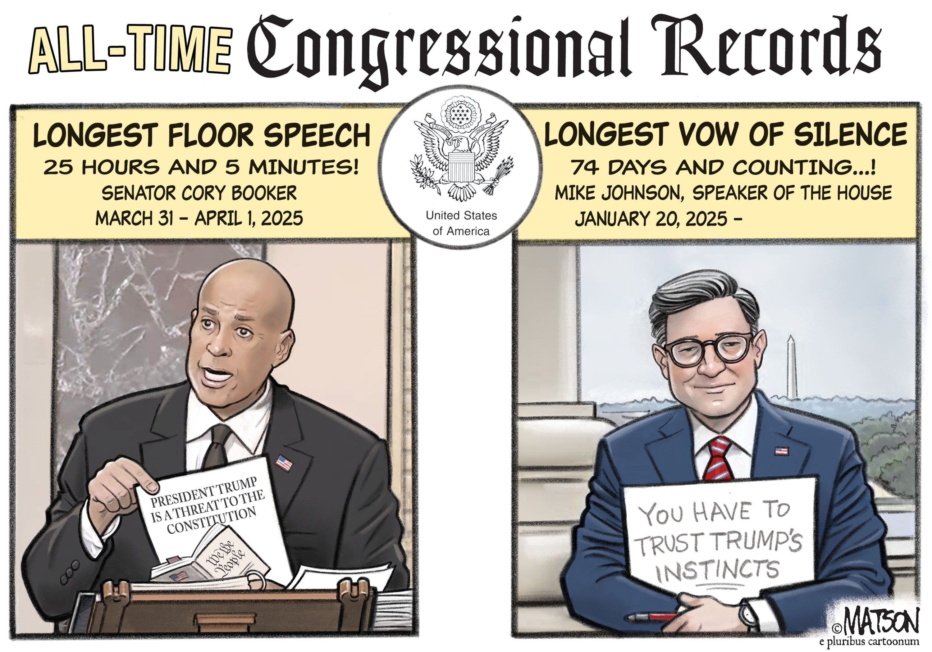All-time congressional records - by RJ Matson