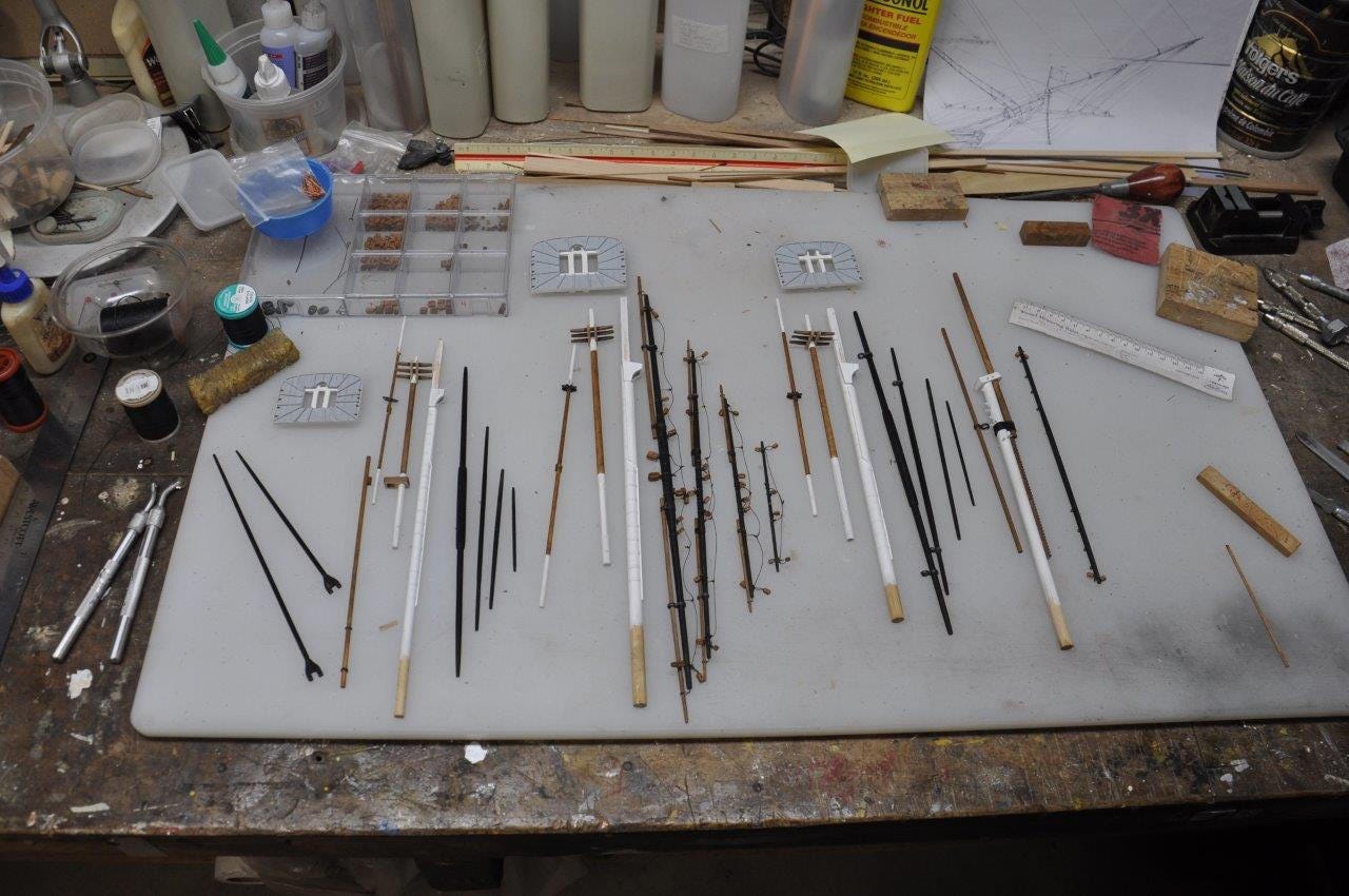 The USS Constitution- a 14 month project - and a photo essay step by step.