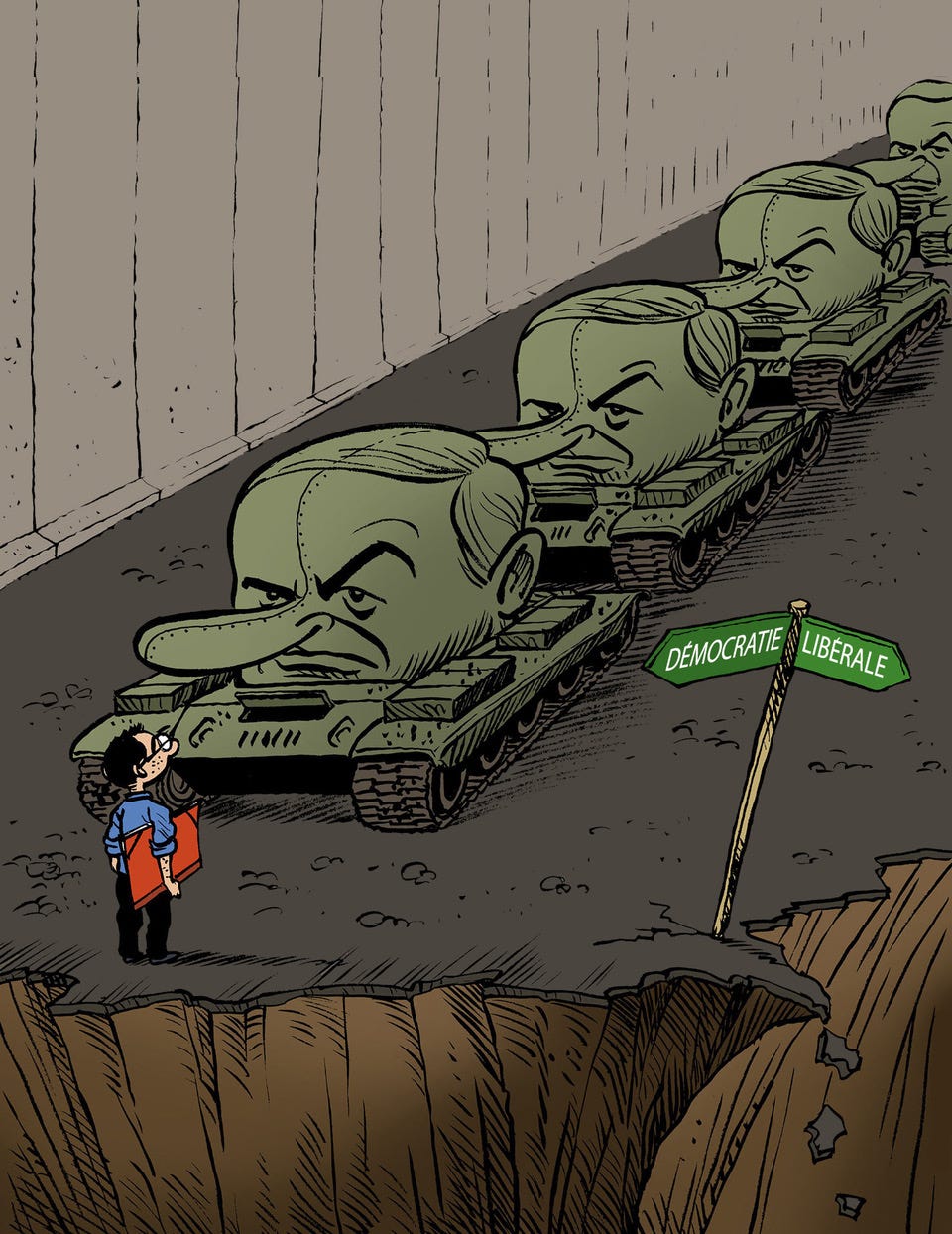 Art And Conflict - by Liza Donnelly - Seeing Things