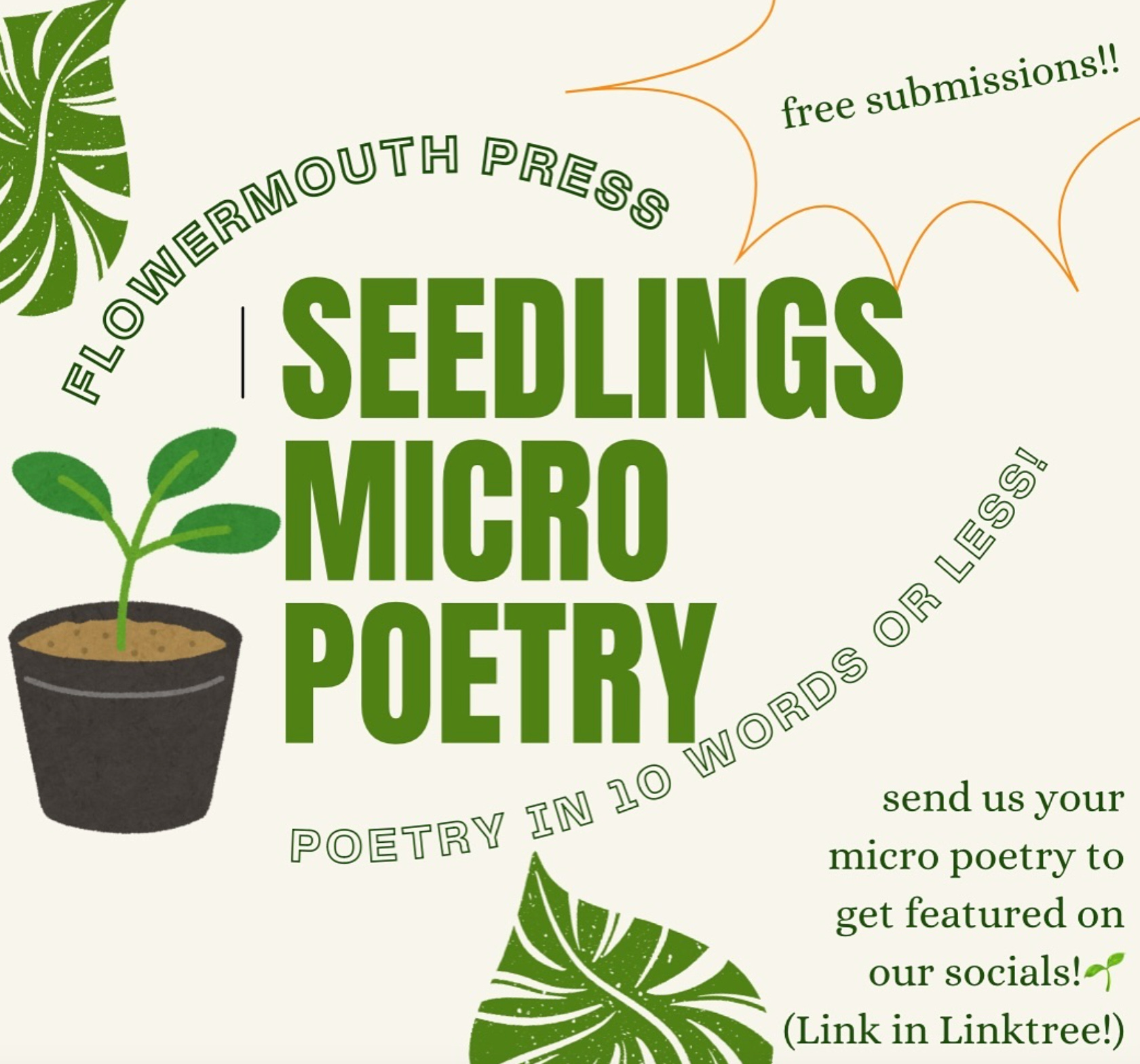 Introducing: Seedlings - Micro-Poetry!