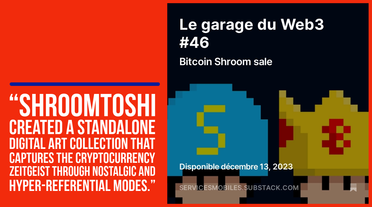 Le garage du Web3 #46 - by Christophe Romei