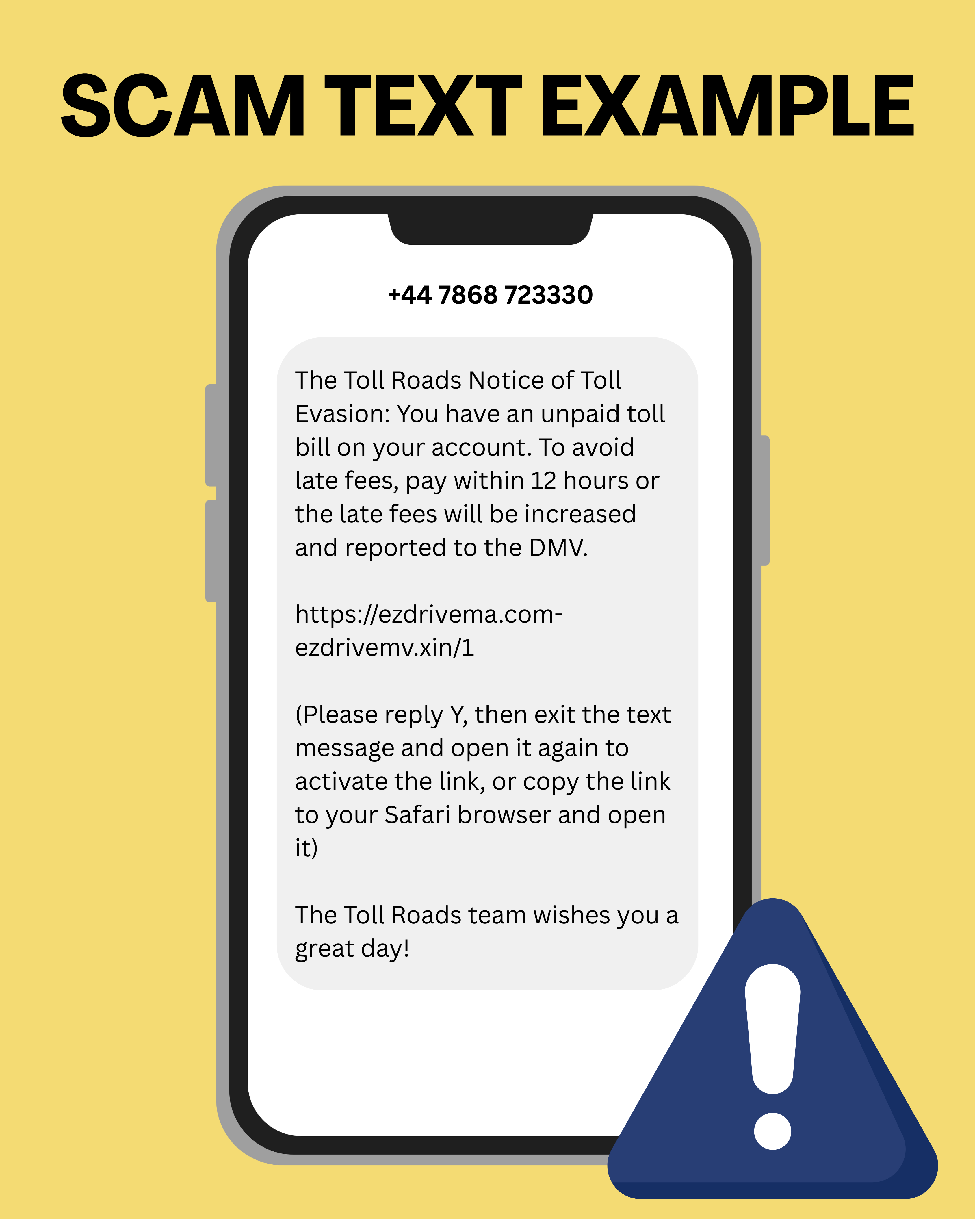 The Toll Road Text Scam and the Economics of Fraud