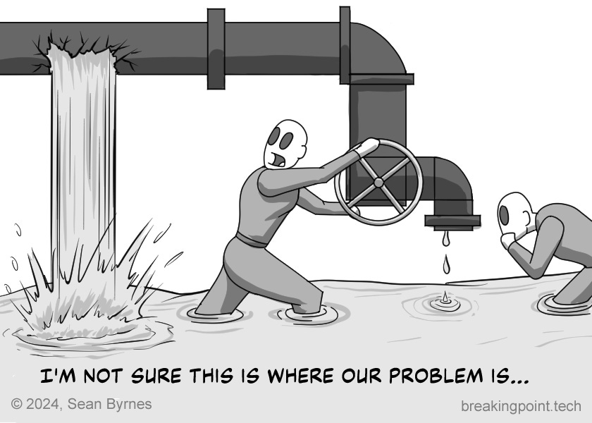 Downstream Problems - by Sean Byrnes - The Breaking Point