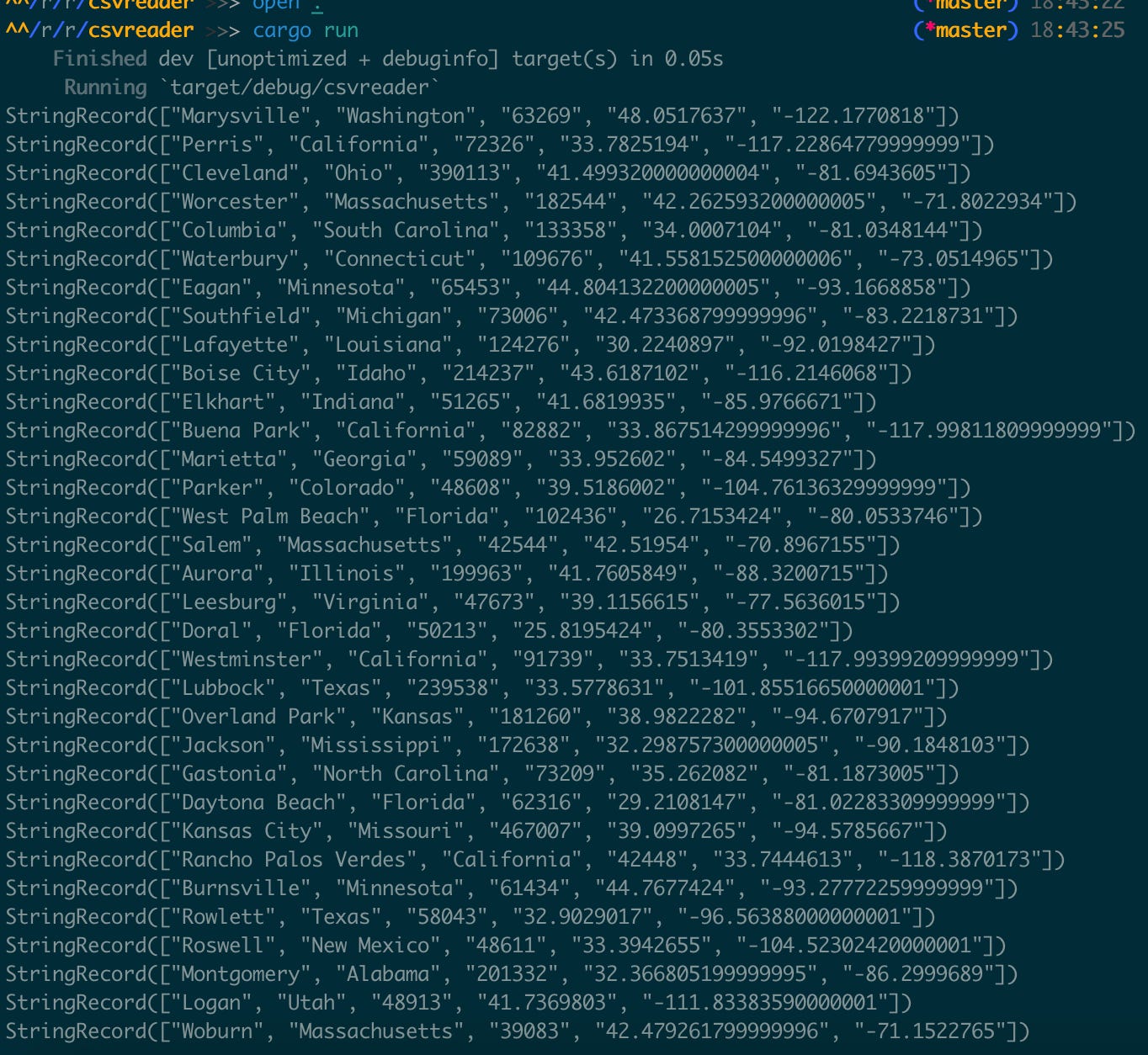 Loading a csv with Rust - by Wayne - Rusting