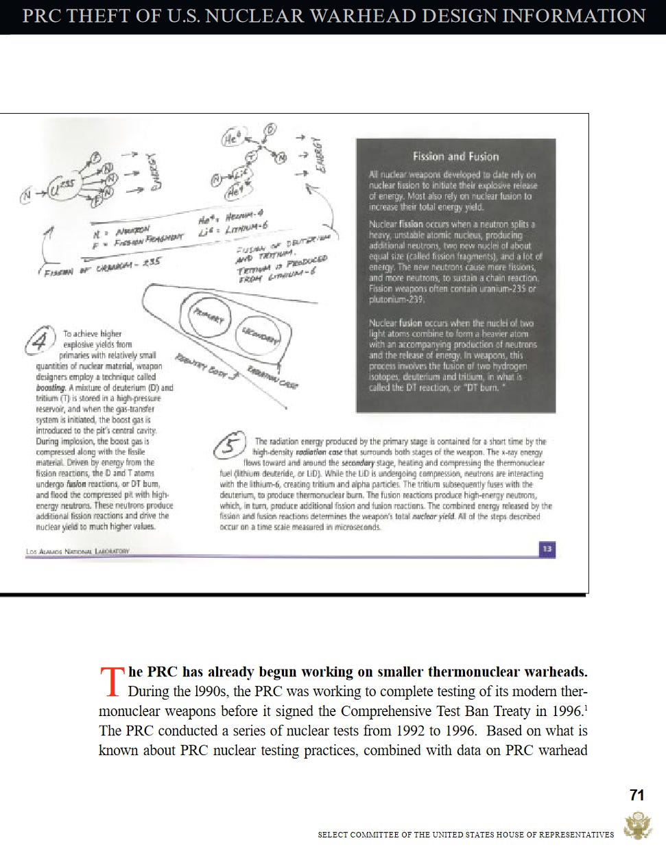 US House Of Representatives: PRC (Chinese) Theft Of U.S. Thermonuclear ...