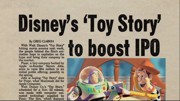 Steven P. Jobs and Pixar Employees Buy Pixar