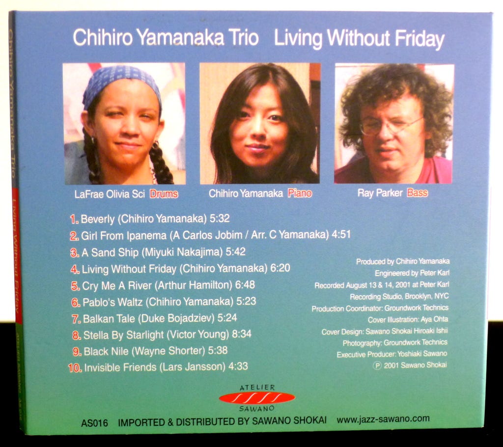 Chihiro Yamanaka Trio: Living Without Friday