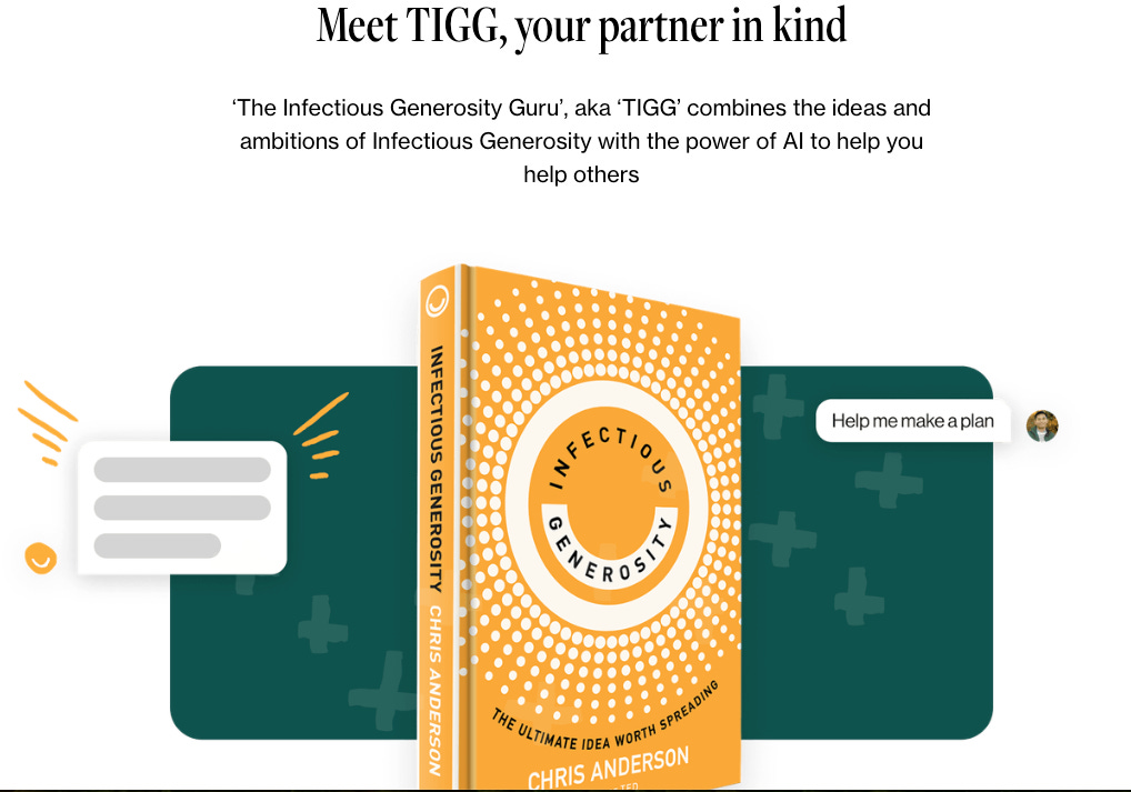 Introducing, The Infectious Generosity Guru - by Distyl AI