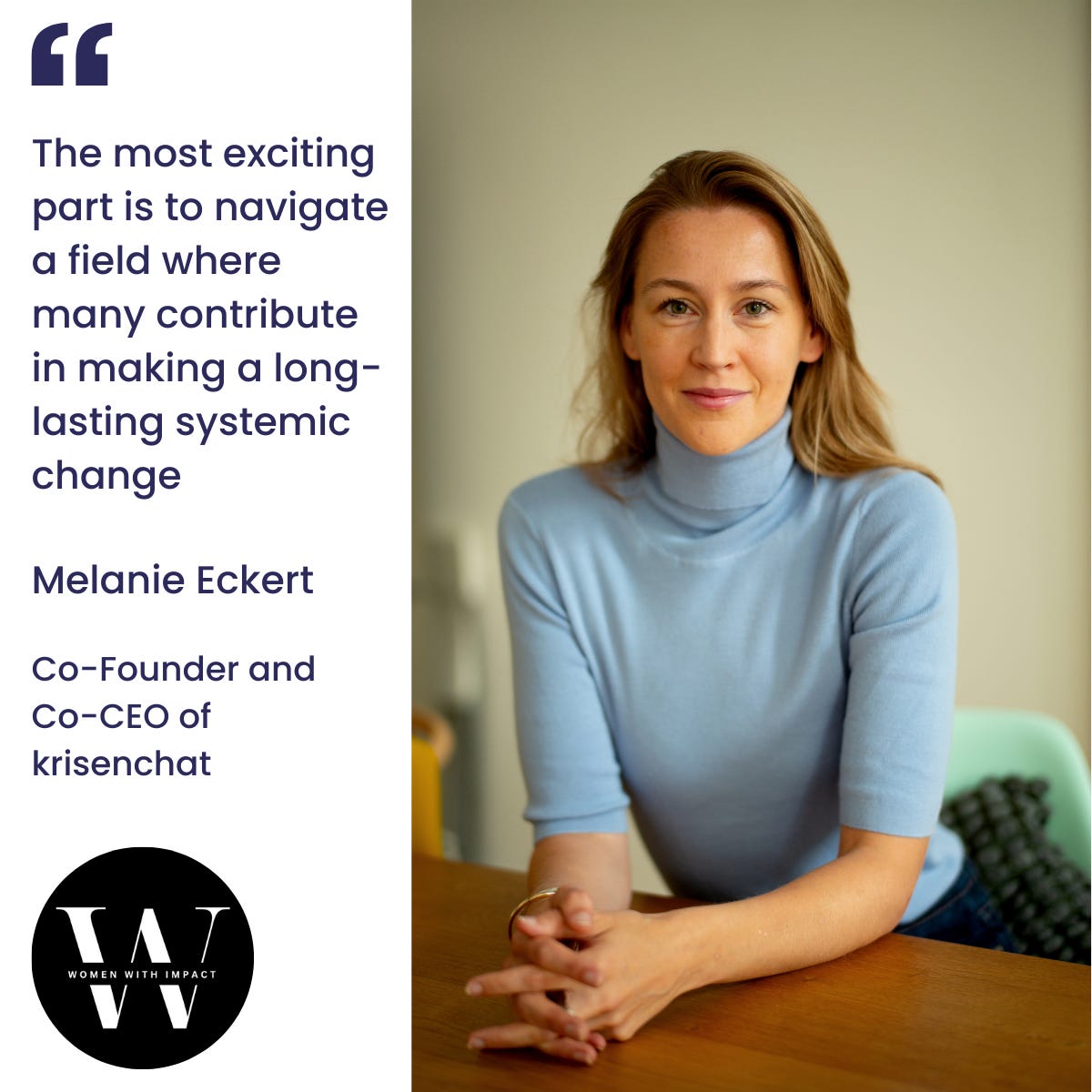 Women With Impact #42 - Melanie Eckert