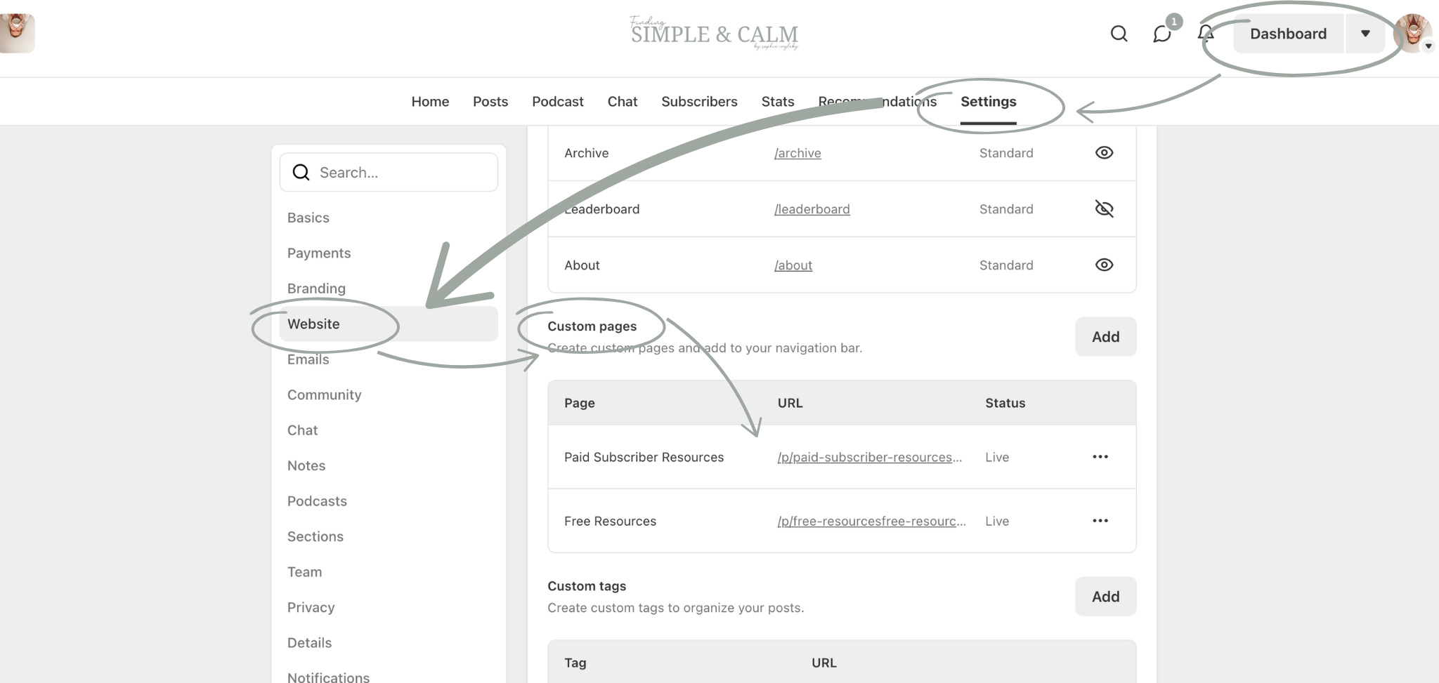 How to Organise Your Substack Posts Using Tags.