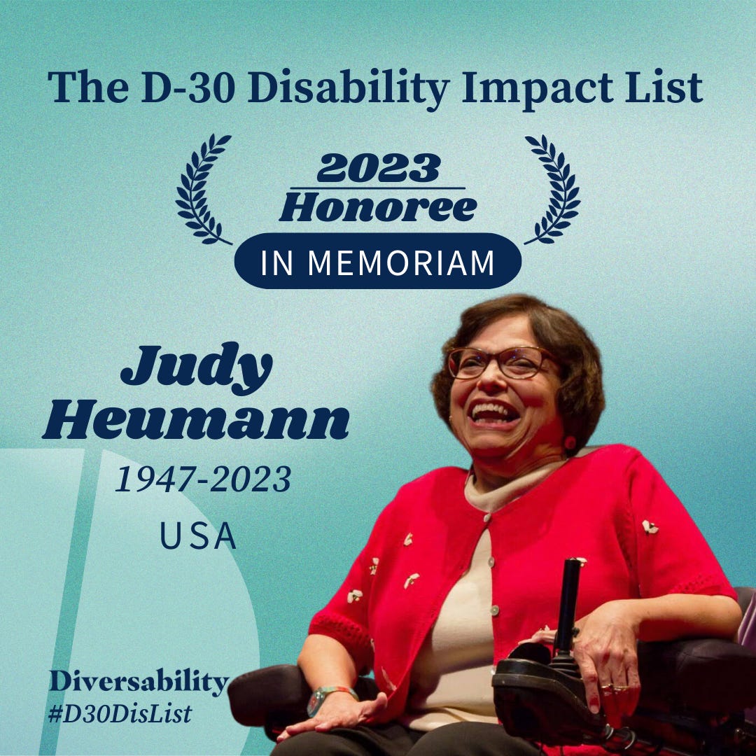 [News from Diversability] Meet the 2023 D-30 Disability Impact List