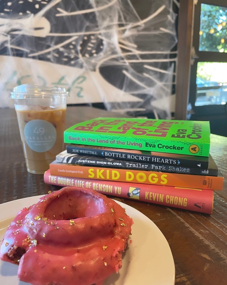 Five books for the week - by Carly-Ann Rigby