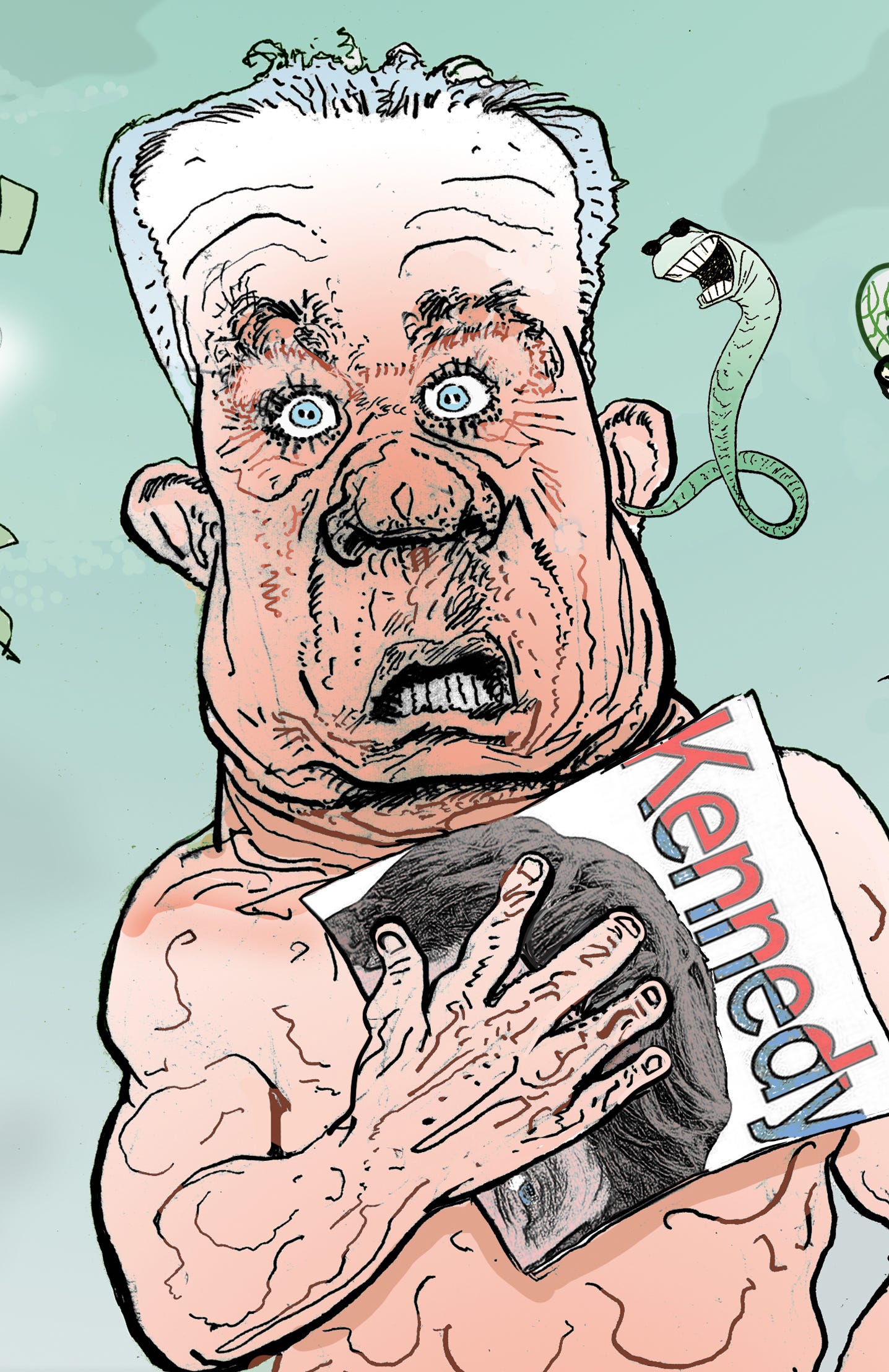 RFK Jr. in a Nutshell, Annotated - by Steve Brodner