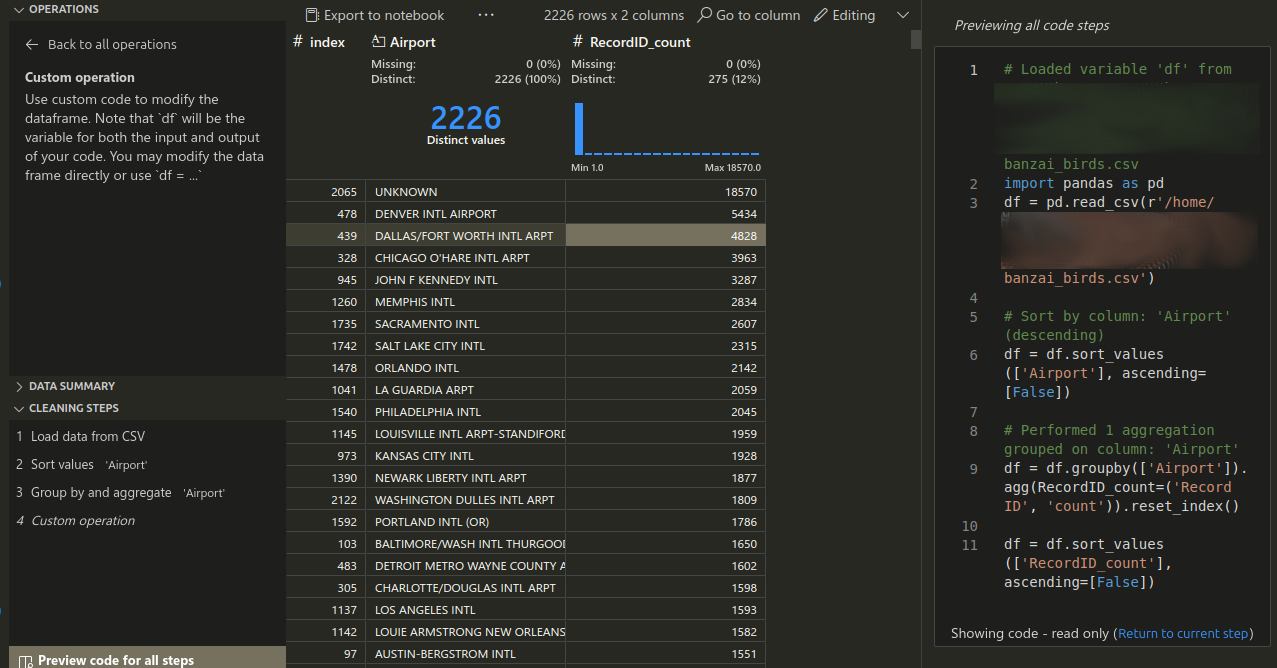 Whats Up Python Hatch Inline Deps An Ui To Write Pandas Stand Alone Builds