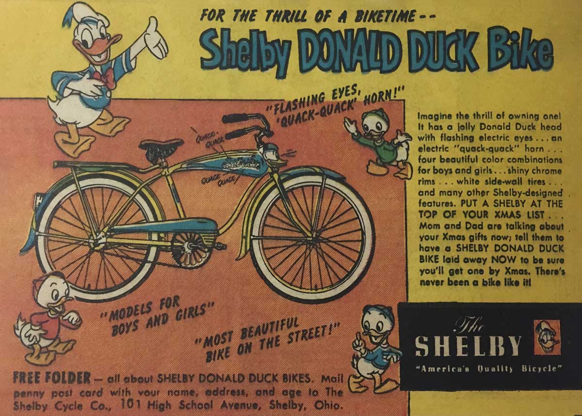 Shelby Donald Duck Bicycle - The Retroist