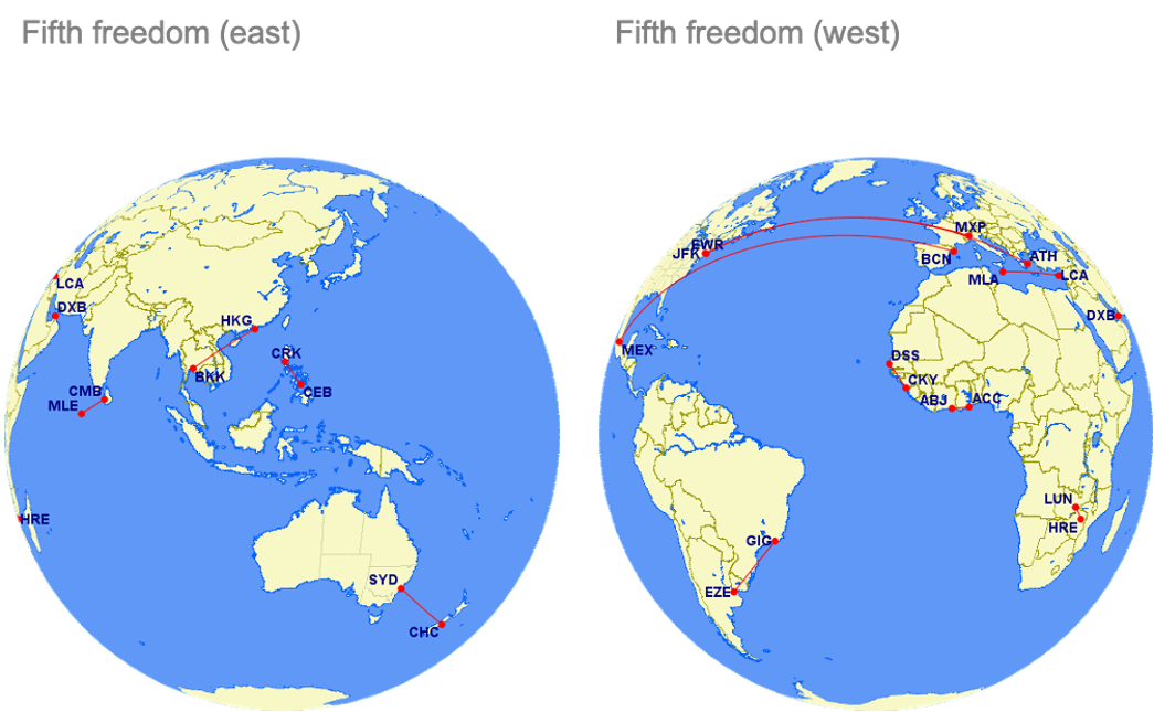 ME3 in Maps - by Oliver Ranson - Airline Revenue Economics