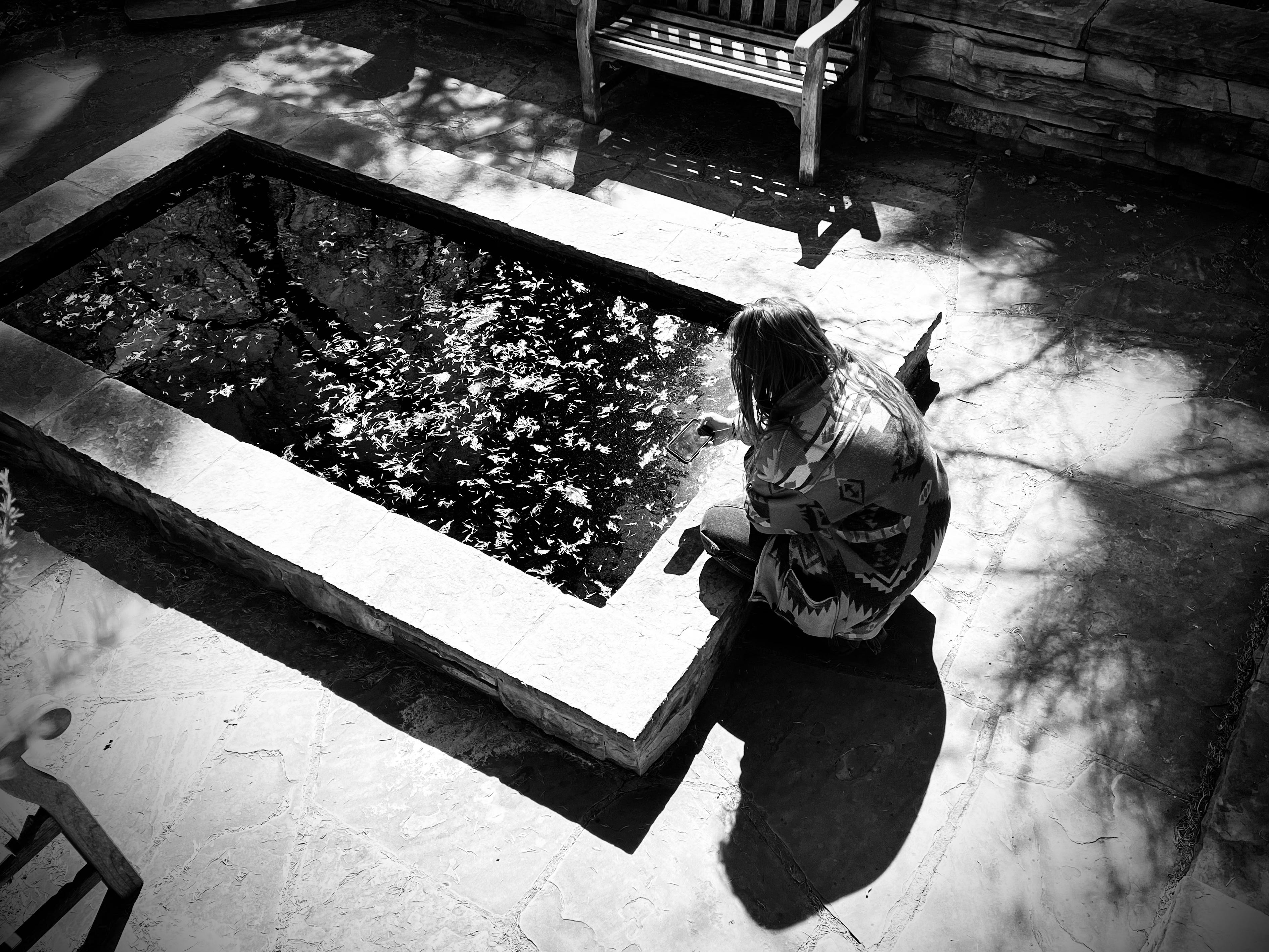 quick hi from a spiraling human - by dins - The Roadside