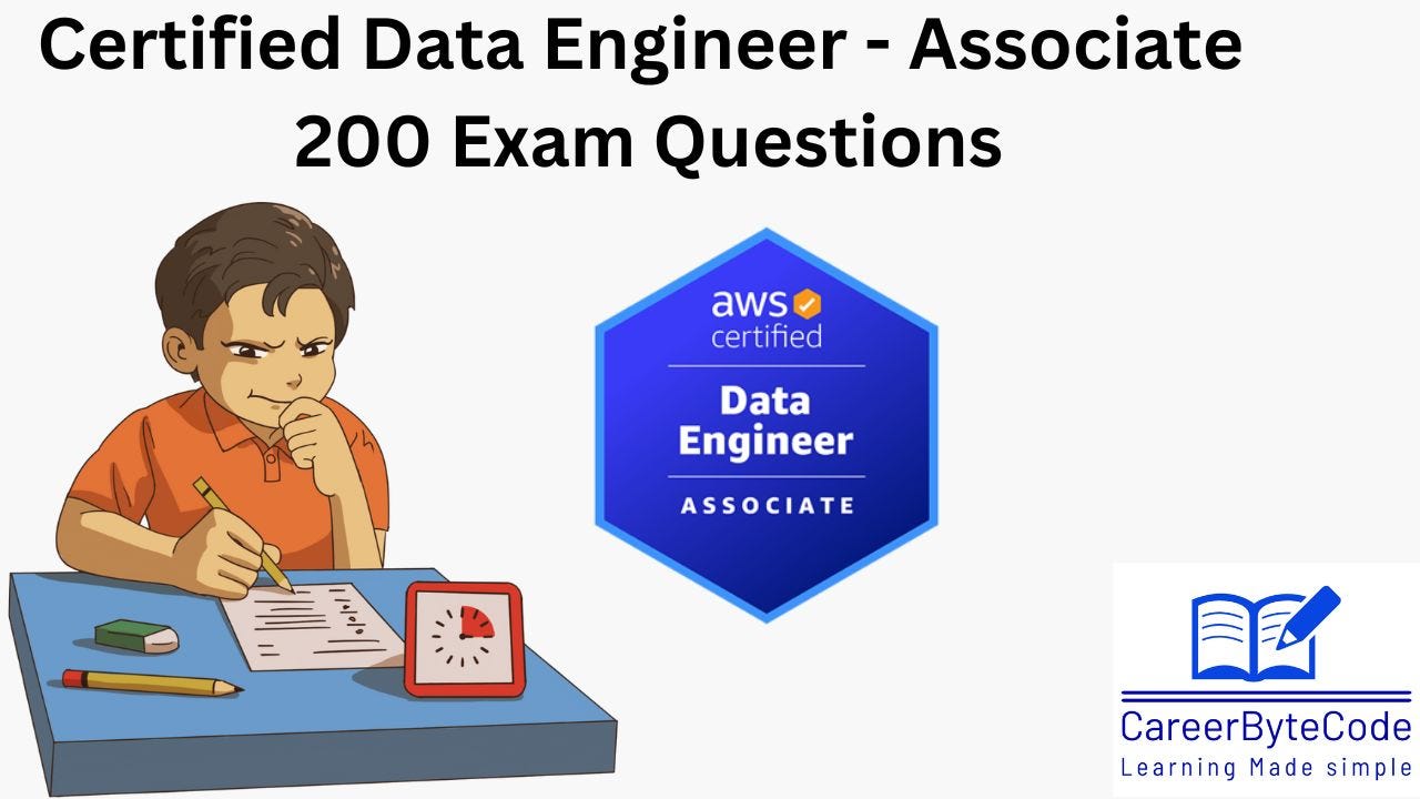 AWS Certified Data Engineer - Associate Exam 200 Questions and Answers
