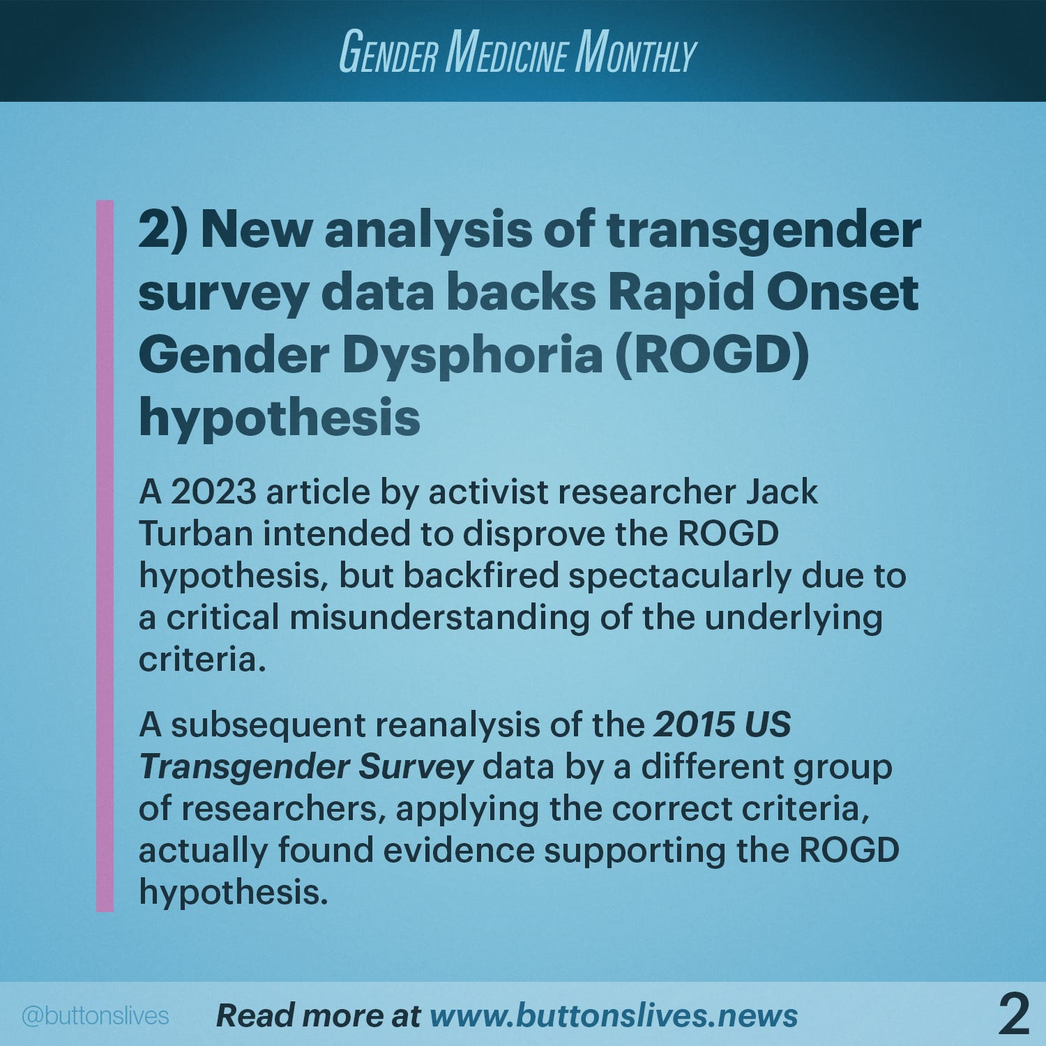 Gender Medicine Monthly - by Christina Buttons