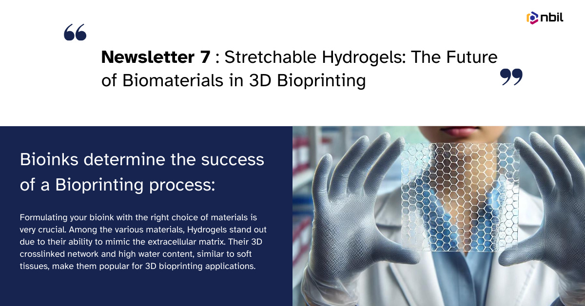 Stretchable Hydrogels: The Future of Biomaterials in 3D Bioprinting