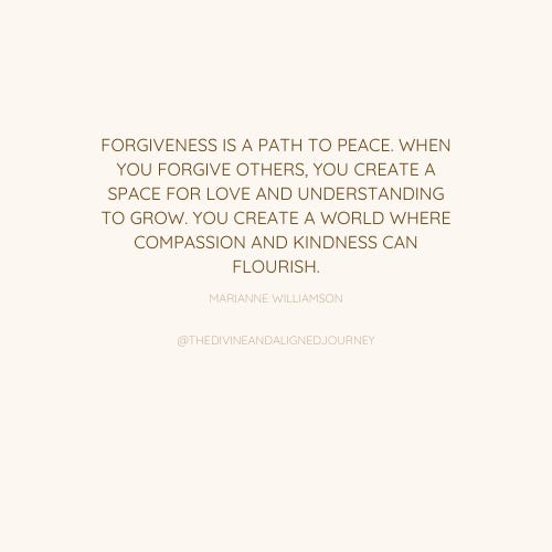 Forgiveness - The Divine and Aligned Journey