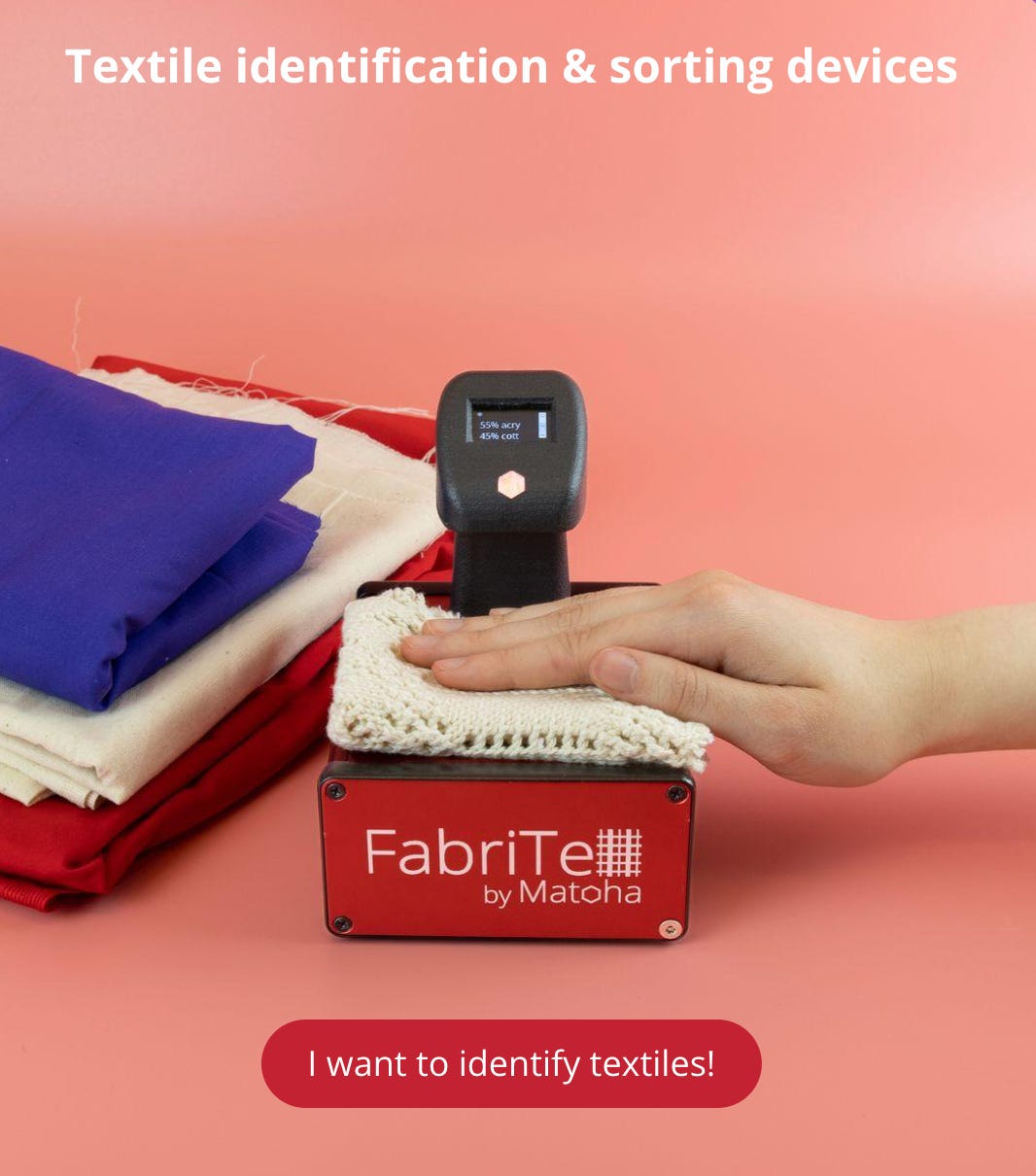 Tech for Textile Sorting - by Cynthia Power