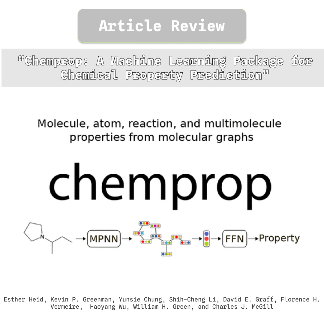 Chemprop - a new era in machine learning prediction?