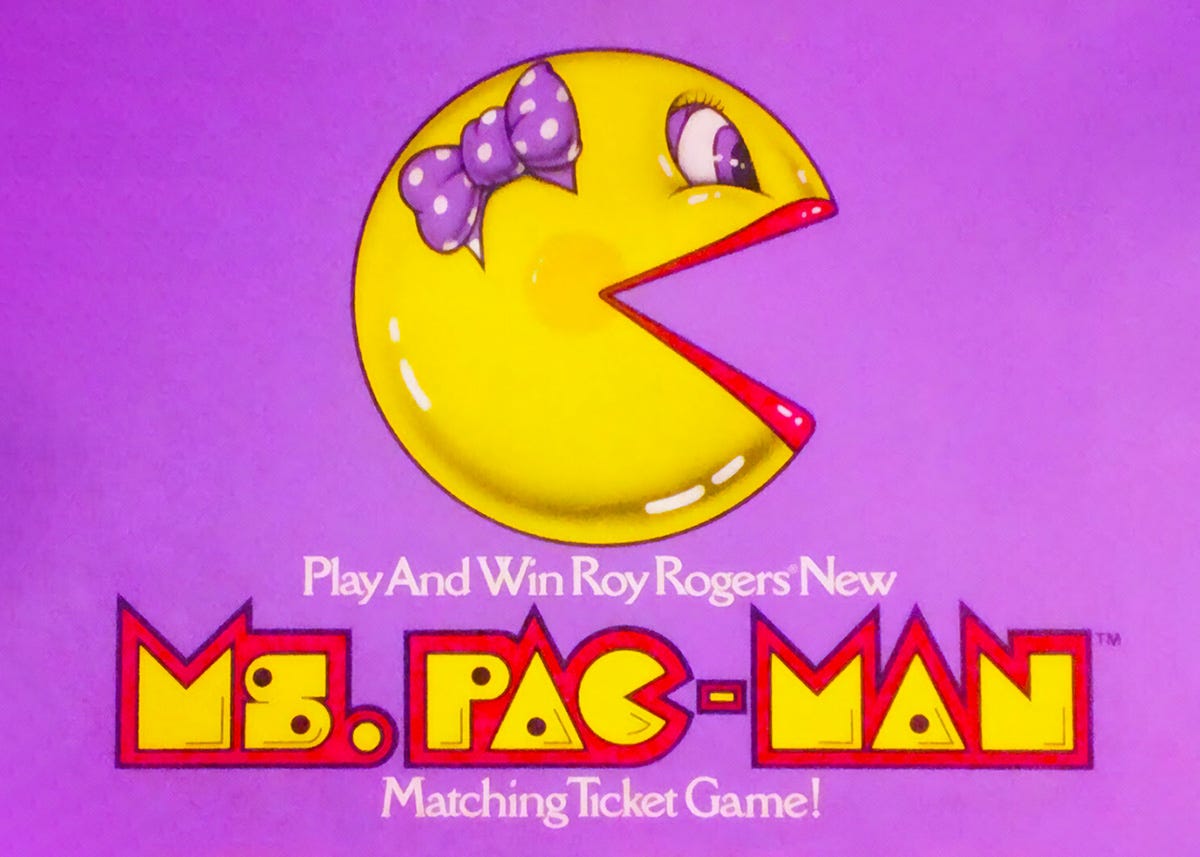 Win Ms. Pac-Man at Roy Rogers 🍗 - The Retroist