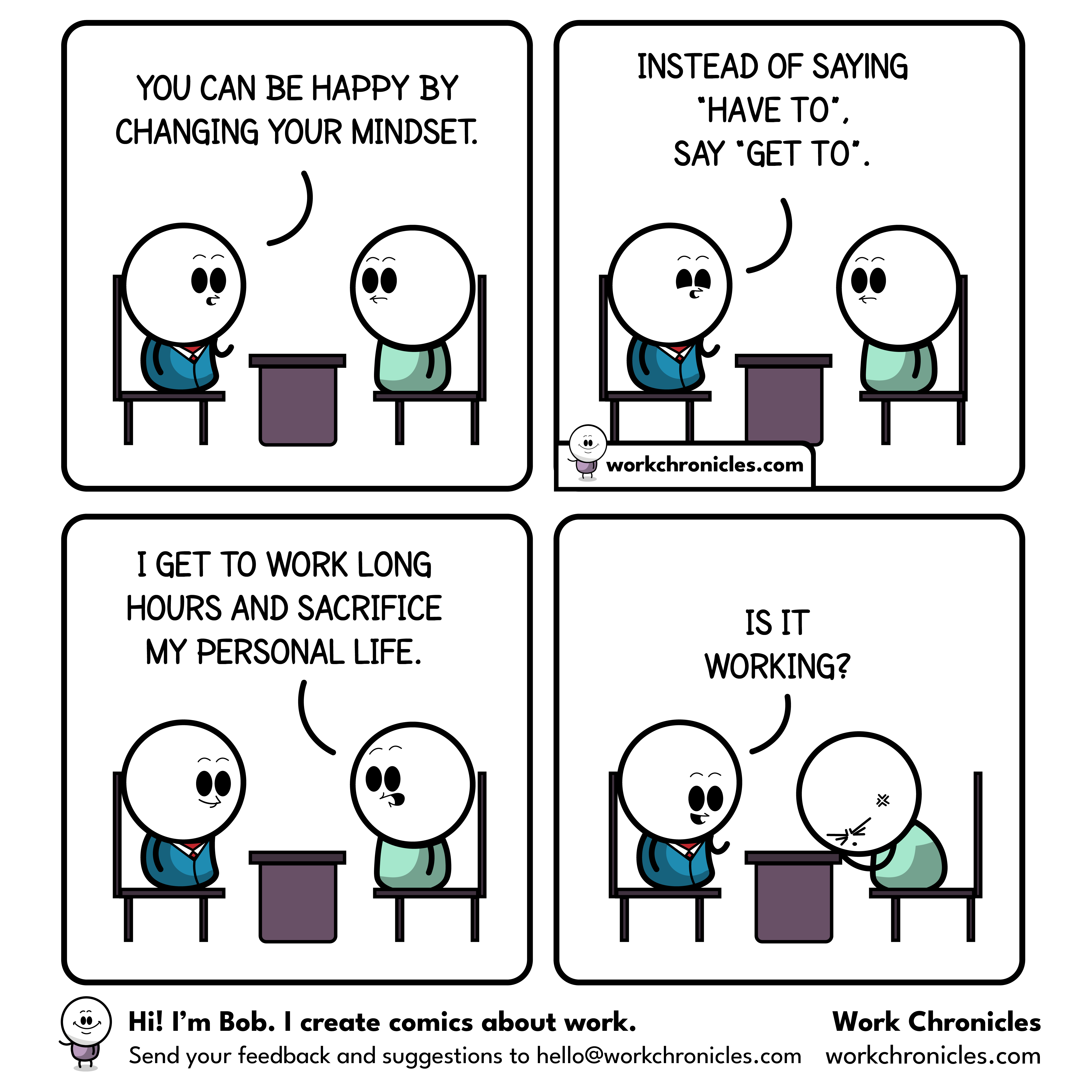 (comic) Gratitude - Work Chronicles