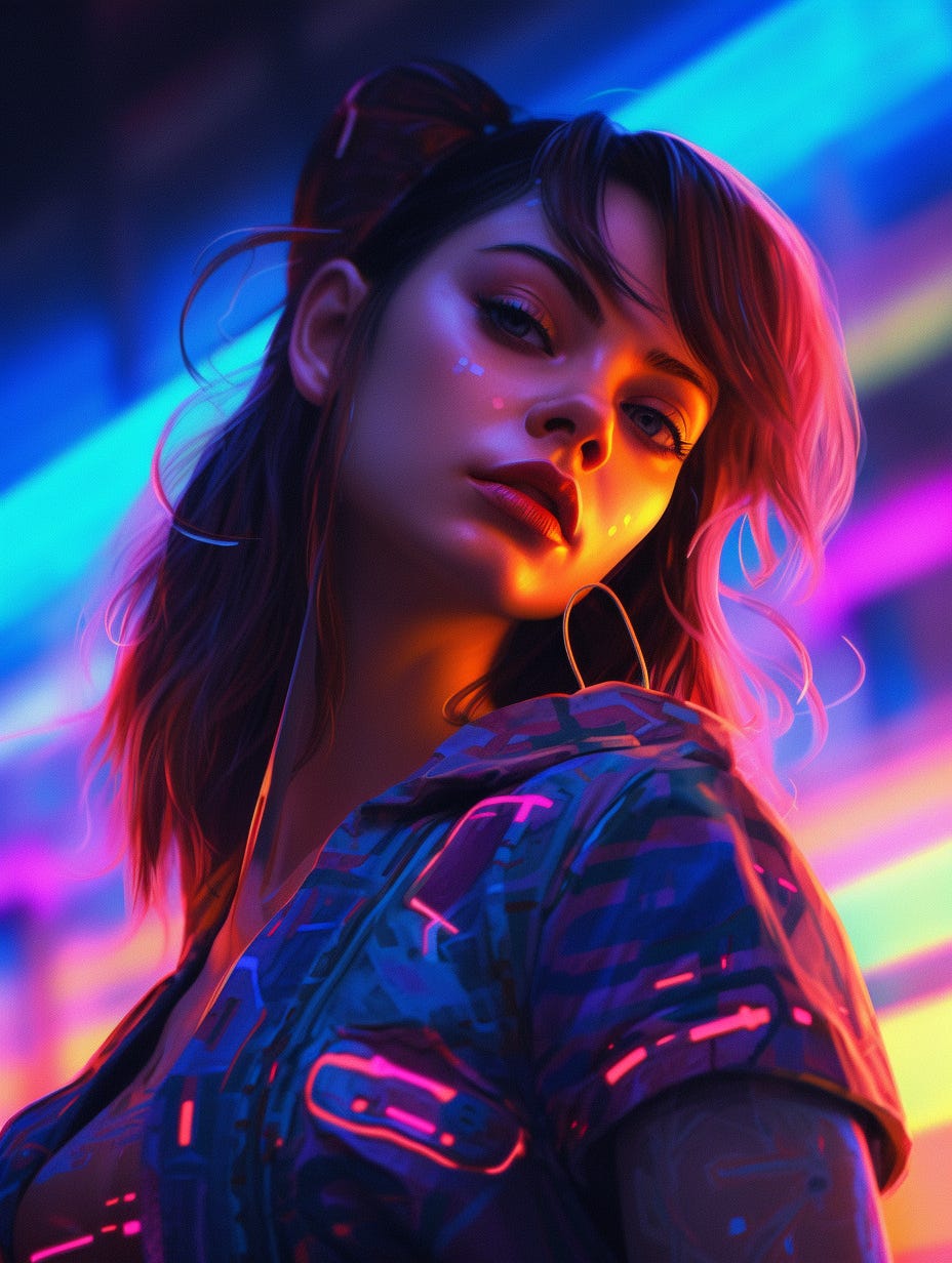 #04 Prompter Mag 🪲 Neon Lighting