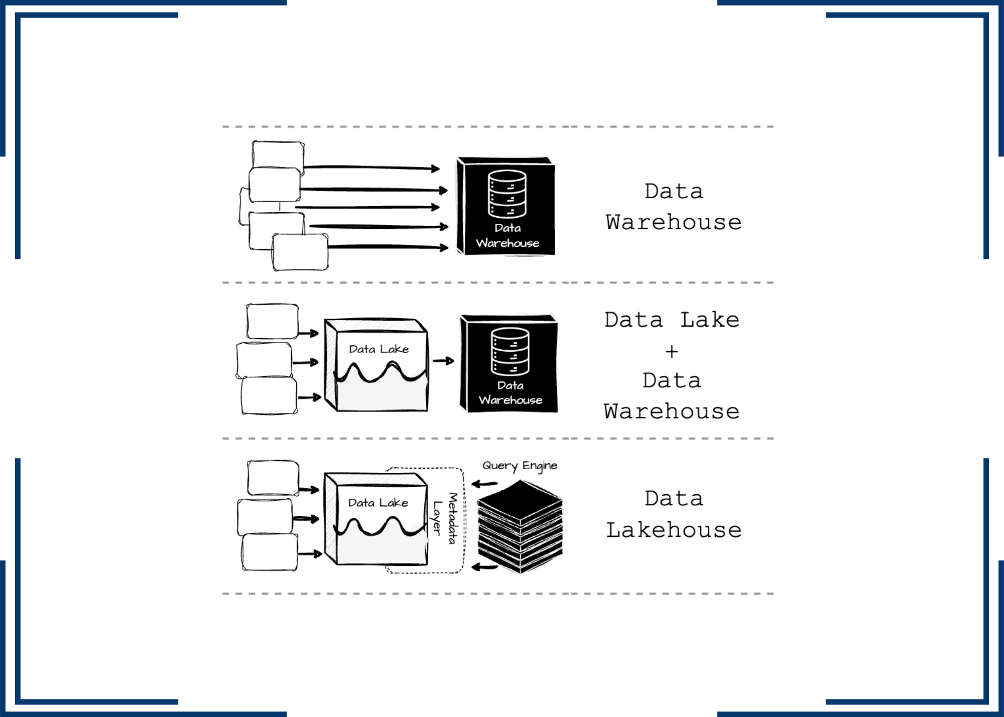 The Data Lake, Warehouse and Lakehouse - by Vu Trinh