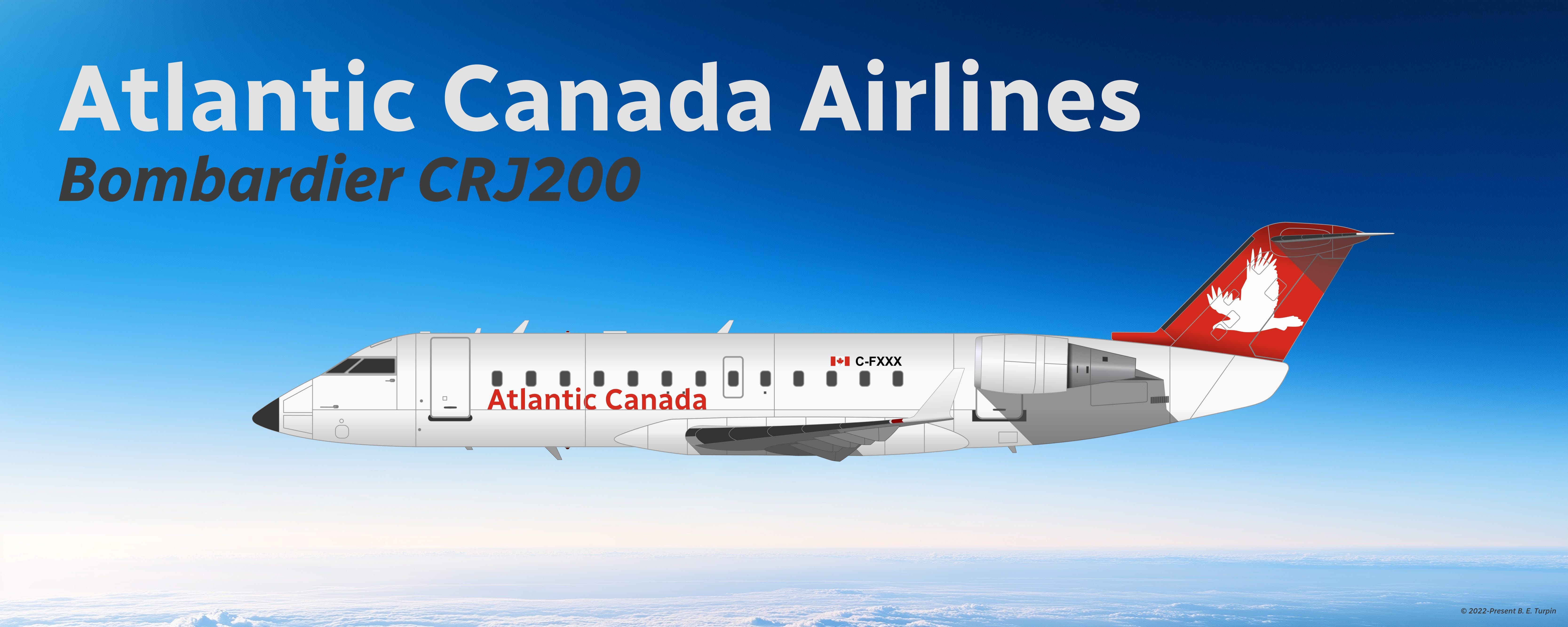 Aircraft / Bombardier CRJ100 & CRJ200 - by B.E. Turpin
