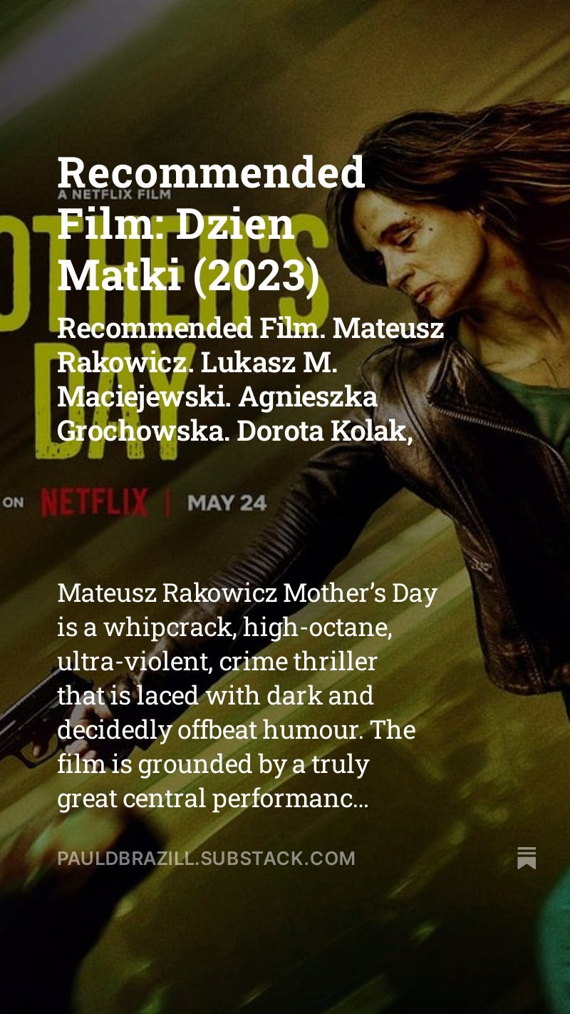 Recommended Film: Dzien Matki (2023)