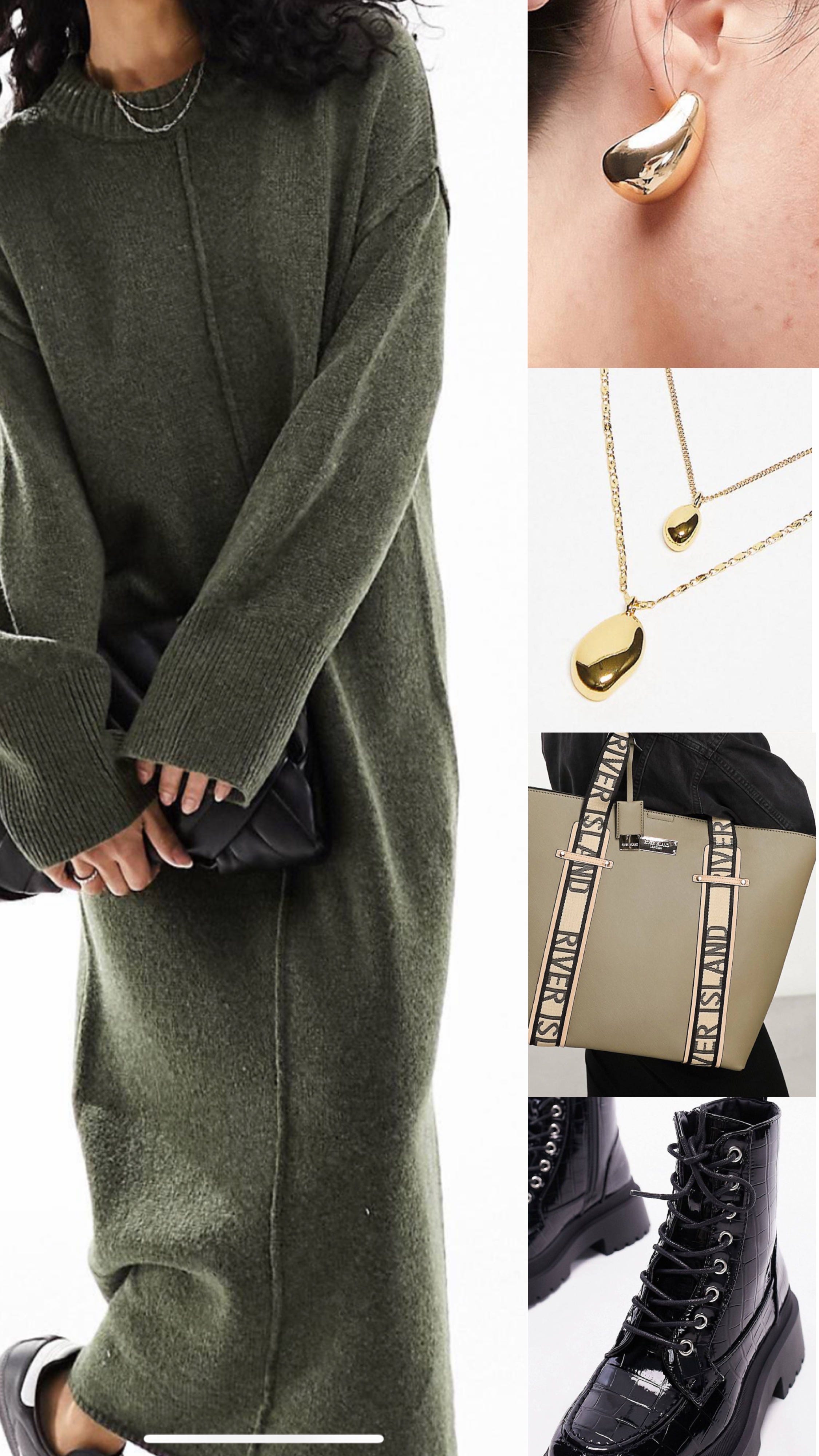 Relaxed, fresh and trendy capsule with a knit dress.