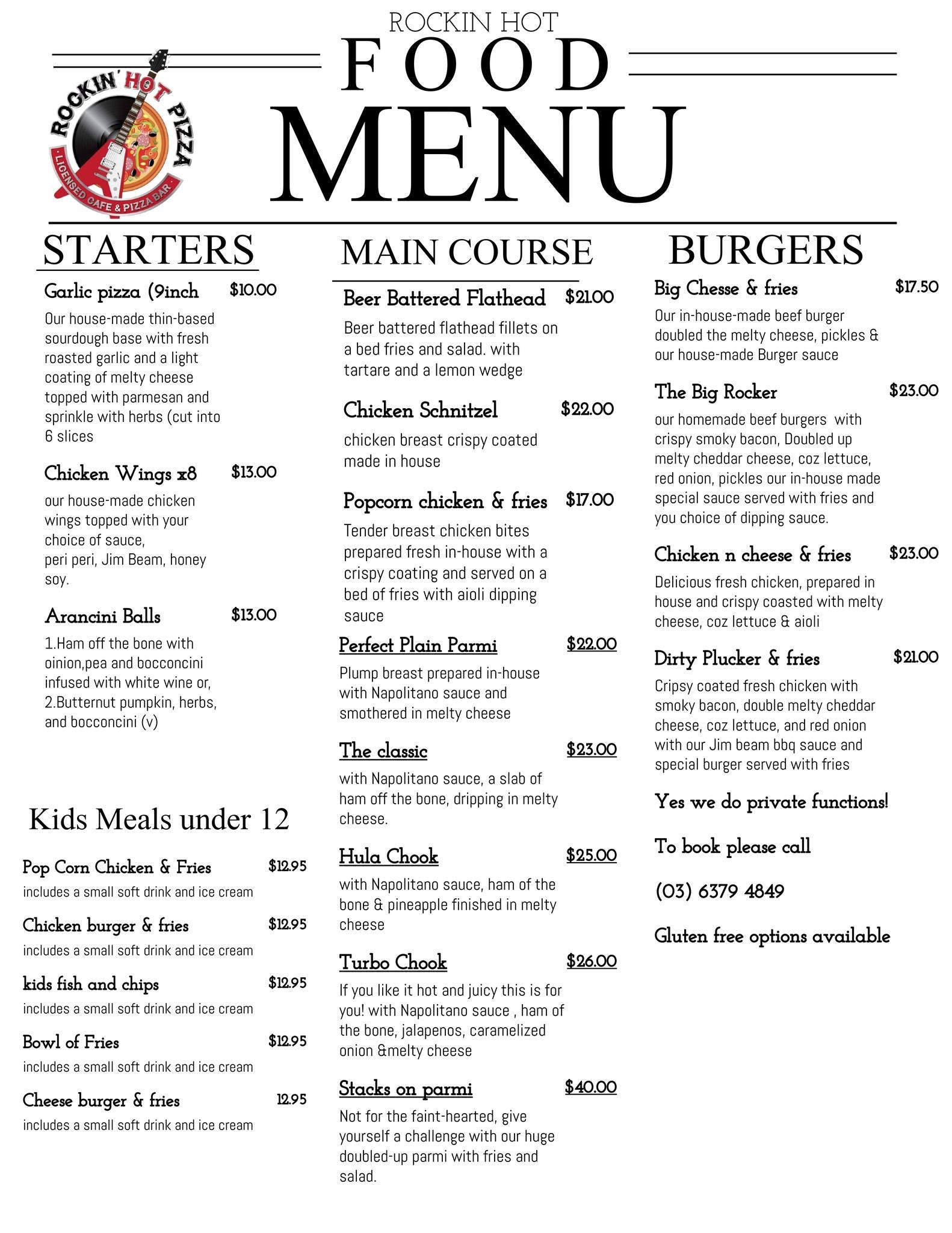 ROCKIN’ HOT PIZZA | Heads Up Launceston Food Guide