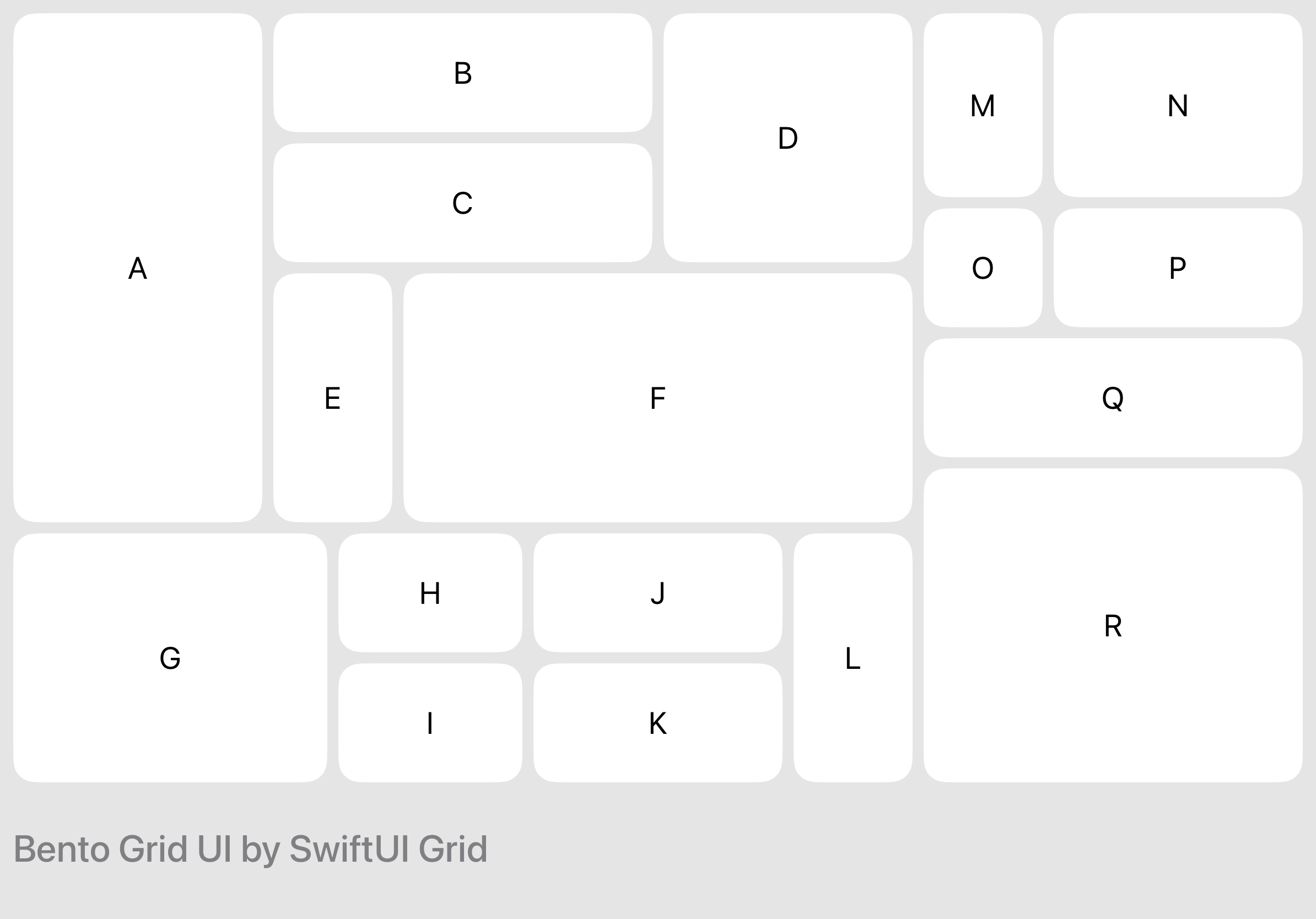 使用SwiftUI Grid實現Bento Grid UI，提升資訊組織與視覺美感 - by Kyle Lei