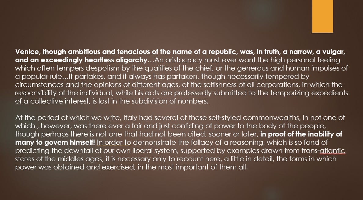 James Fenimore Cooper’s ‘The Bravo’: A Lesson in Political Intelligence