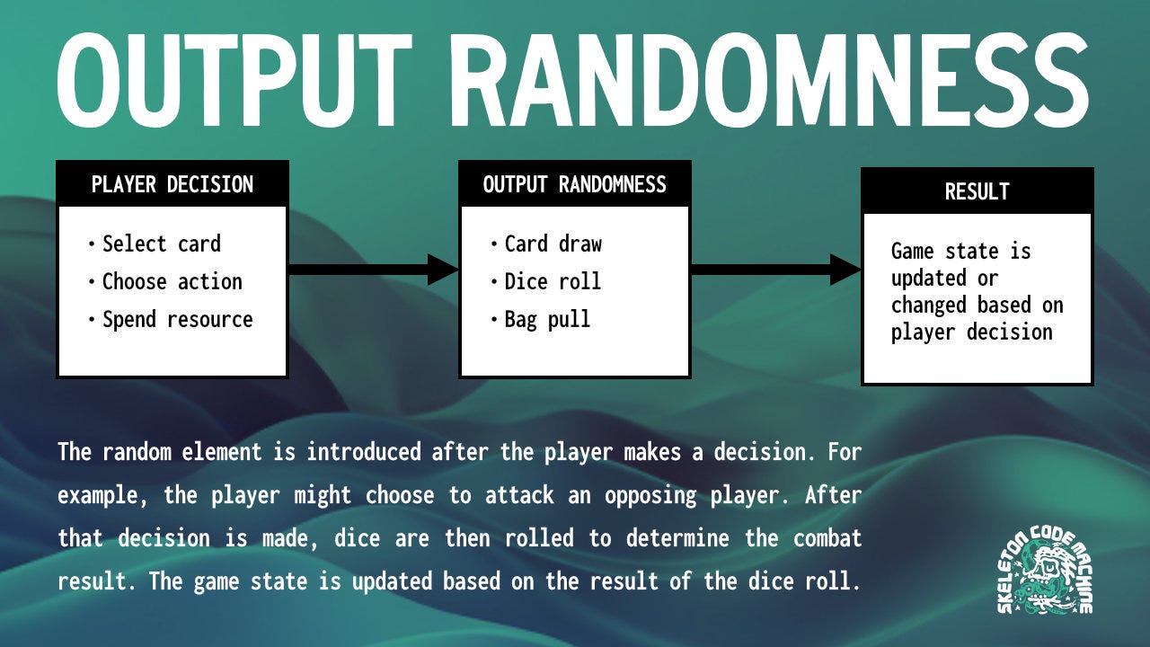Input-Output Randomness (Part 1) - Skeleton Code Machine