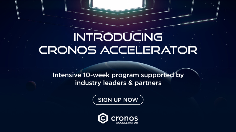 Cronos Launches $100M-backed Cronos Accelerator Program to Support Ongoing Ecosystem Building