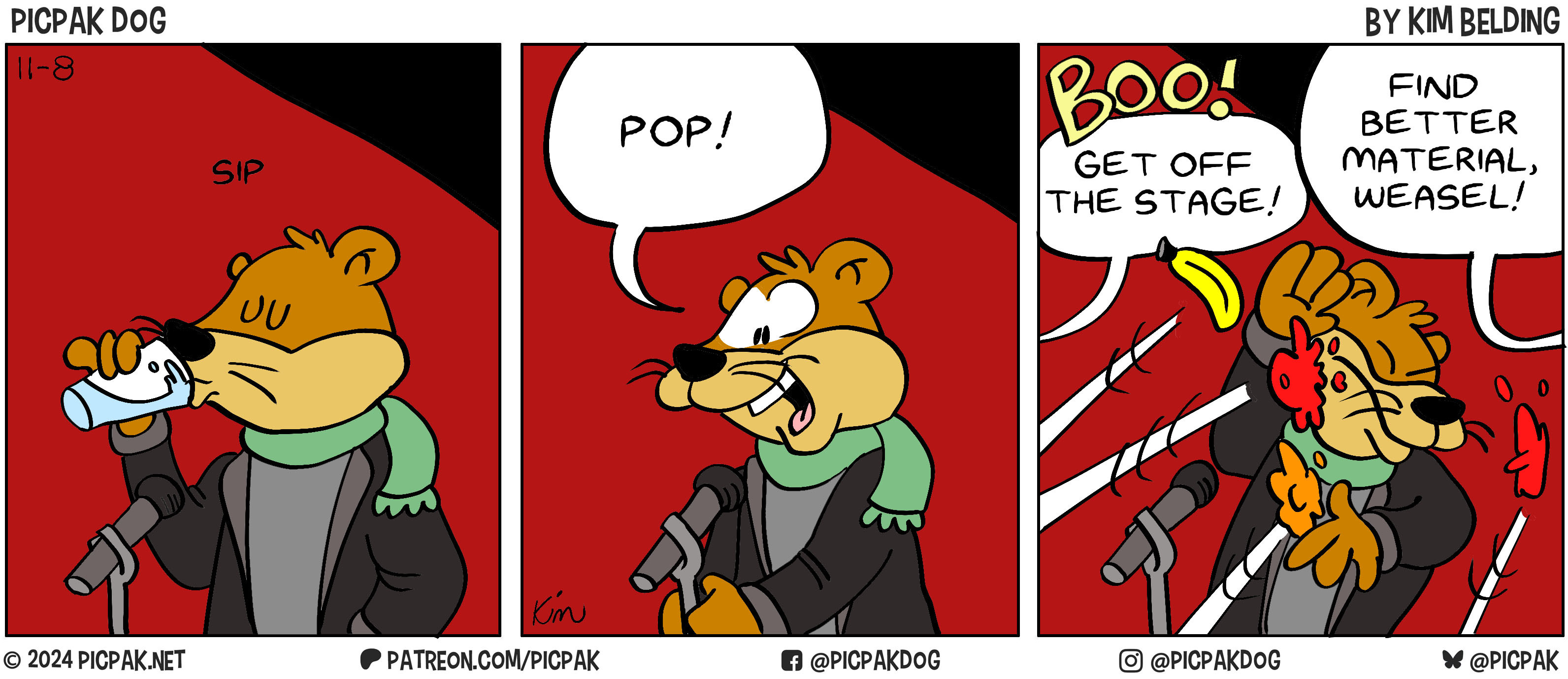 Pop - by Kim Belding - Picpak Dog